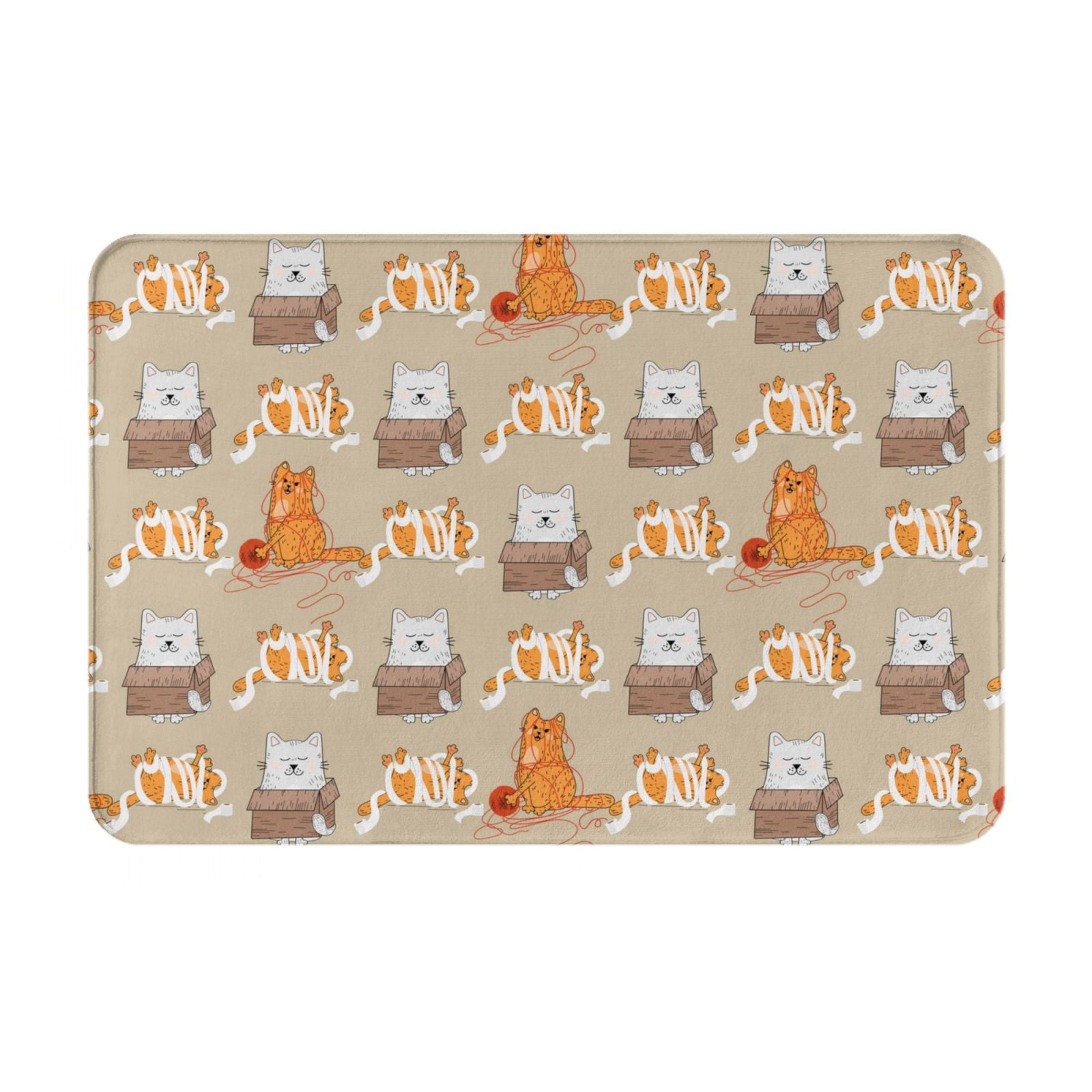 Front Door Mat Indoor Outdoor Outside Entrance - Funny Cartoon Carton ...