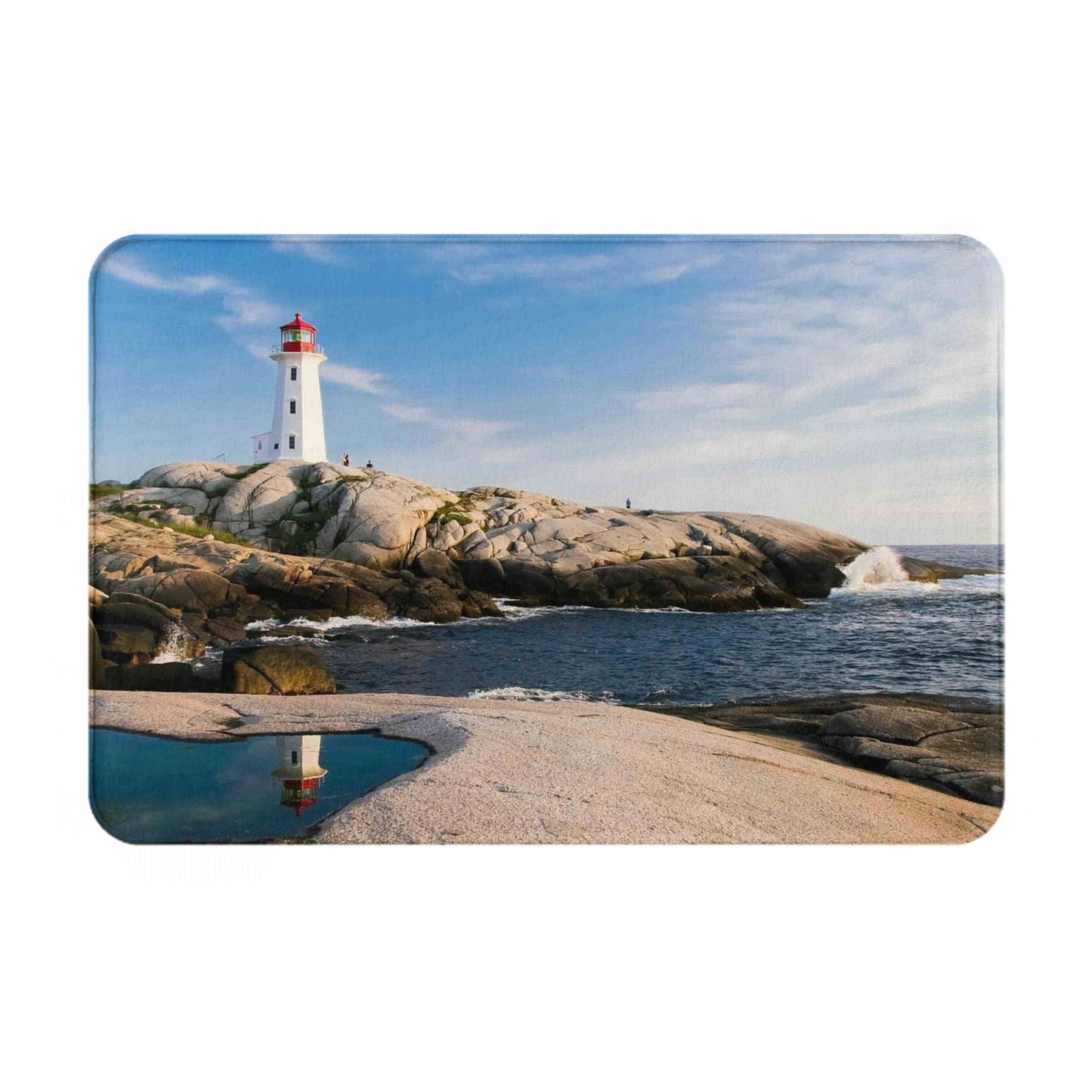 Front Door Mat Indoor Outdoor Outside Entrance - Lighthouse 16*24in ...