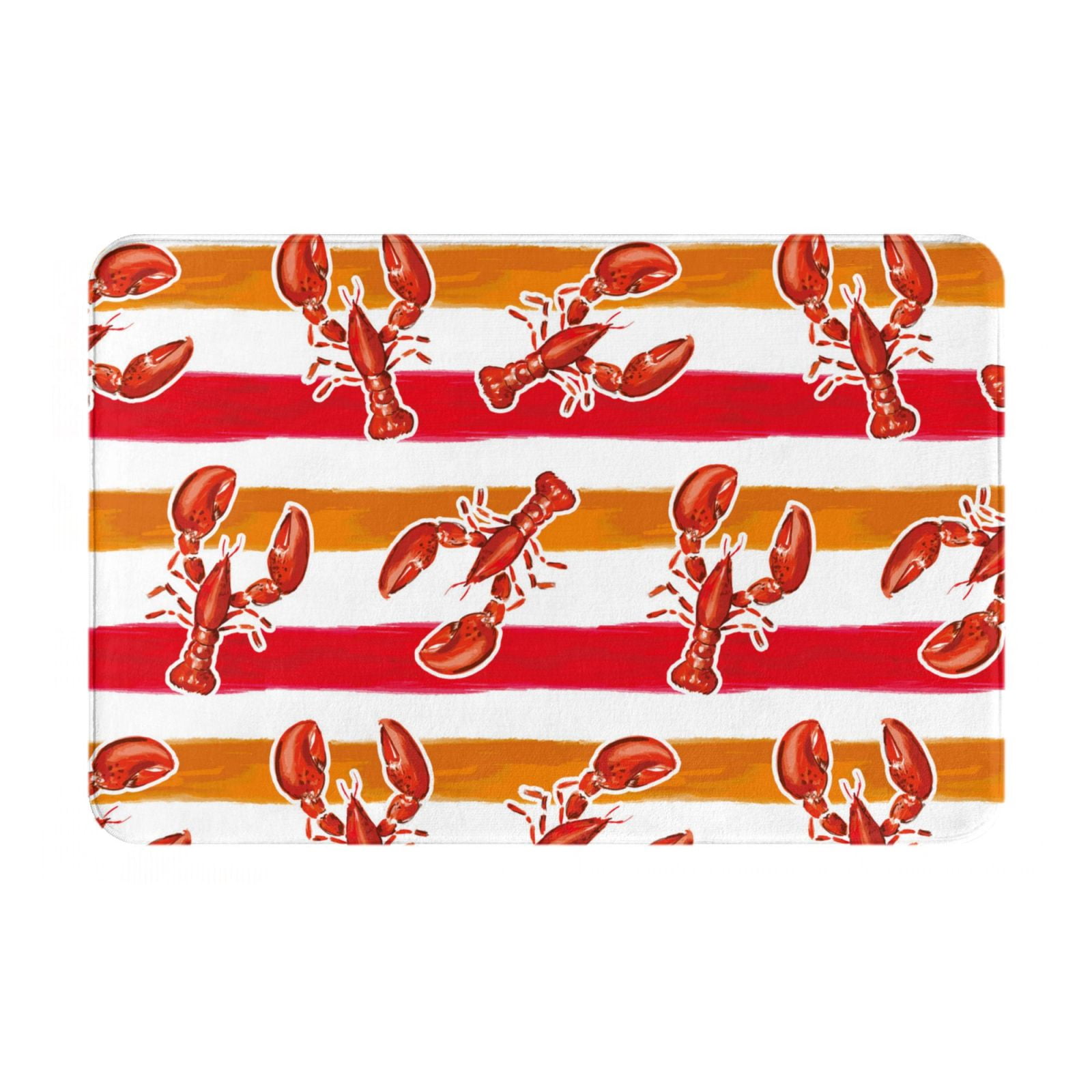 Front Door Mat Indoor Outdoor Outside Entrance - Red Lobster 16*24in ...
