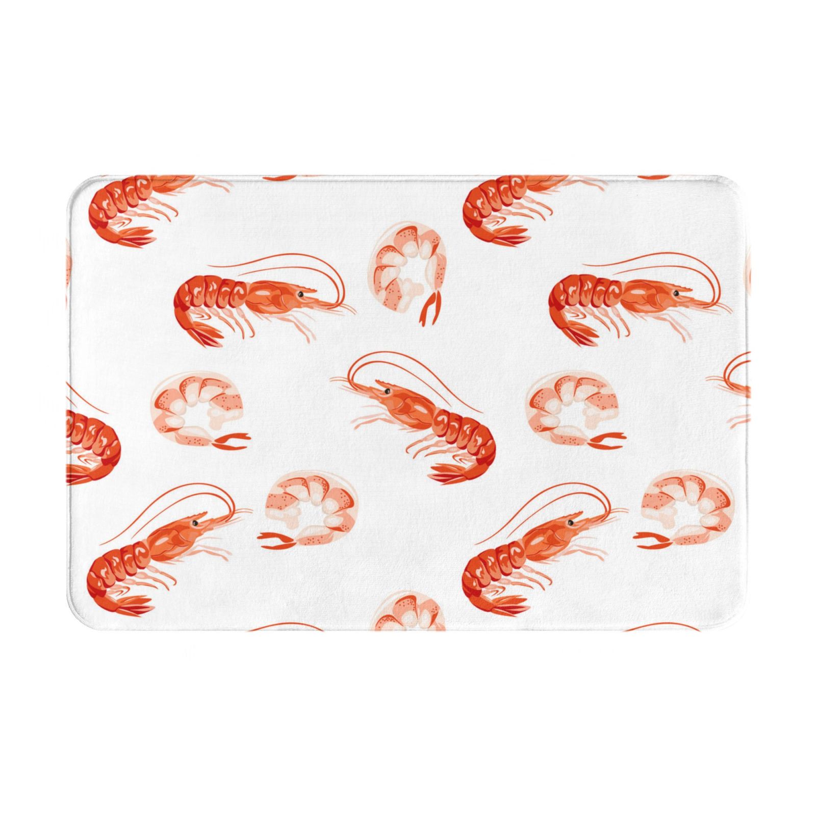 Front Door Mat Indoor Outdoor Outside Entrance - Shrimp No.9034 16*24in ...