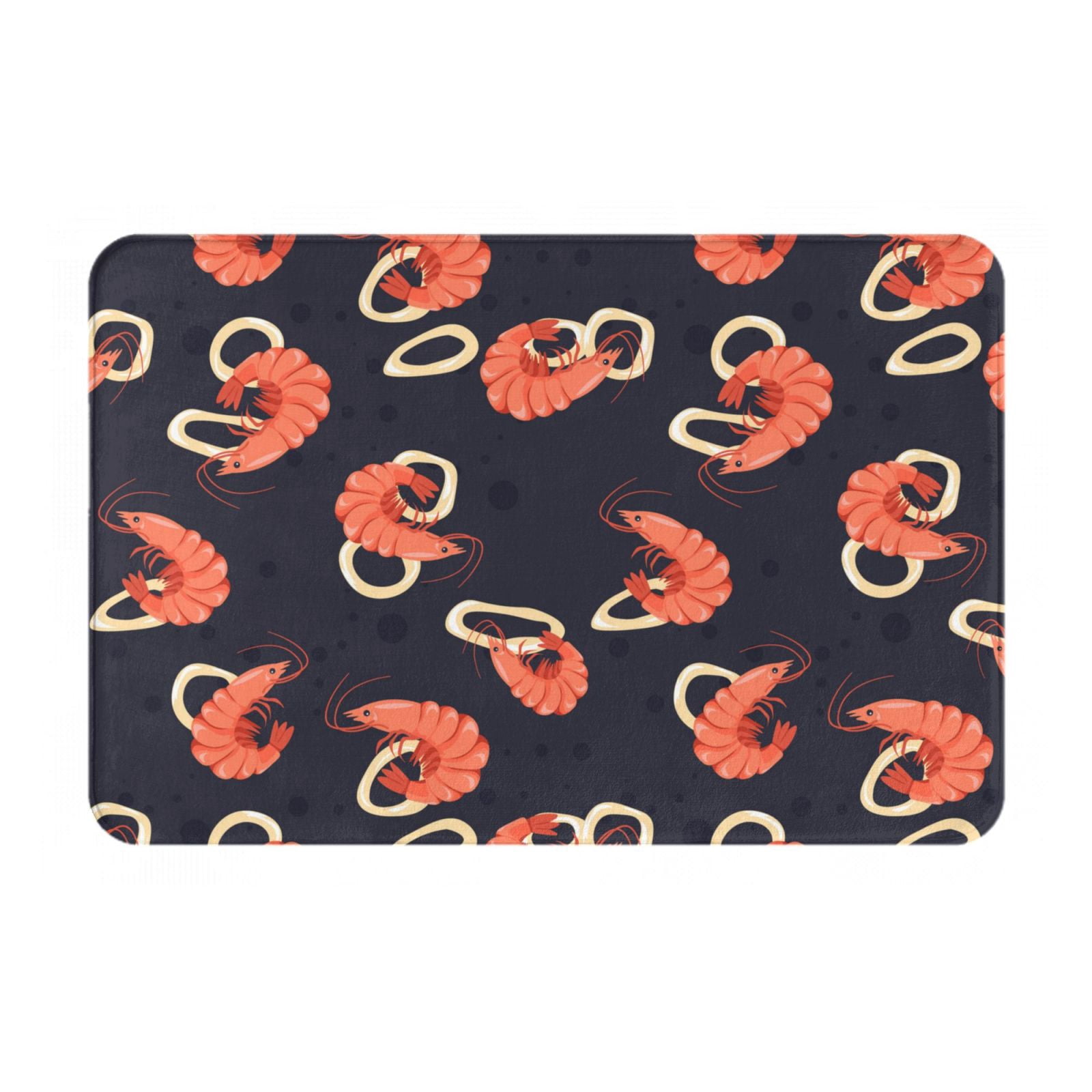 Front Door Mat Indoor Outdoor Outside Entrance - Shrimp No.9076 16*24in ...