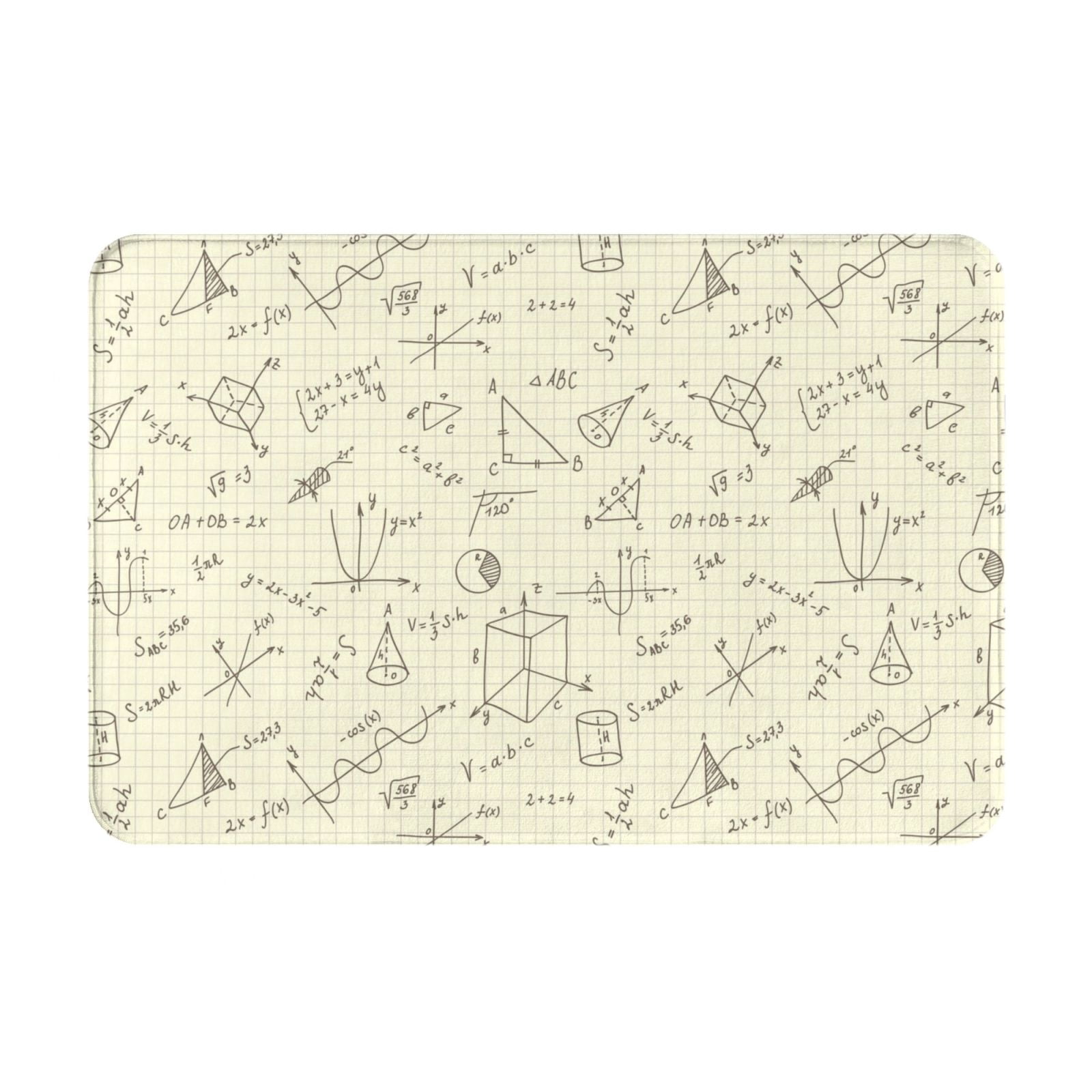 Front Door Mat Indoor Outdoor Outside Entrance - equation Math formula ...