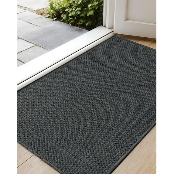 Front Door Mat Indoor Rugs for Entryway, Non Slip Washable Low-Profile ...
