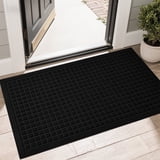 Front Doormat Non Slip Outdoor Mat 24"x36", Dirt Trapper TPE Welcome ...