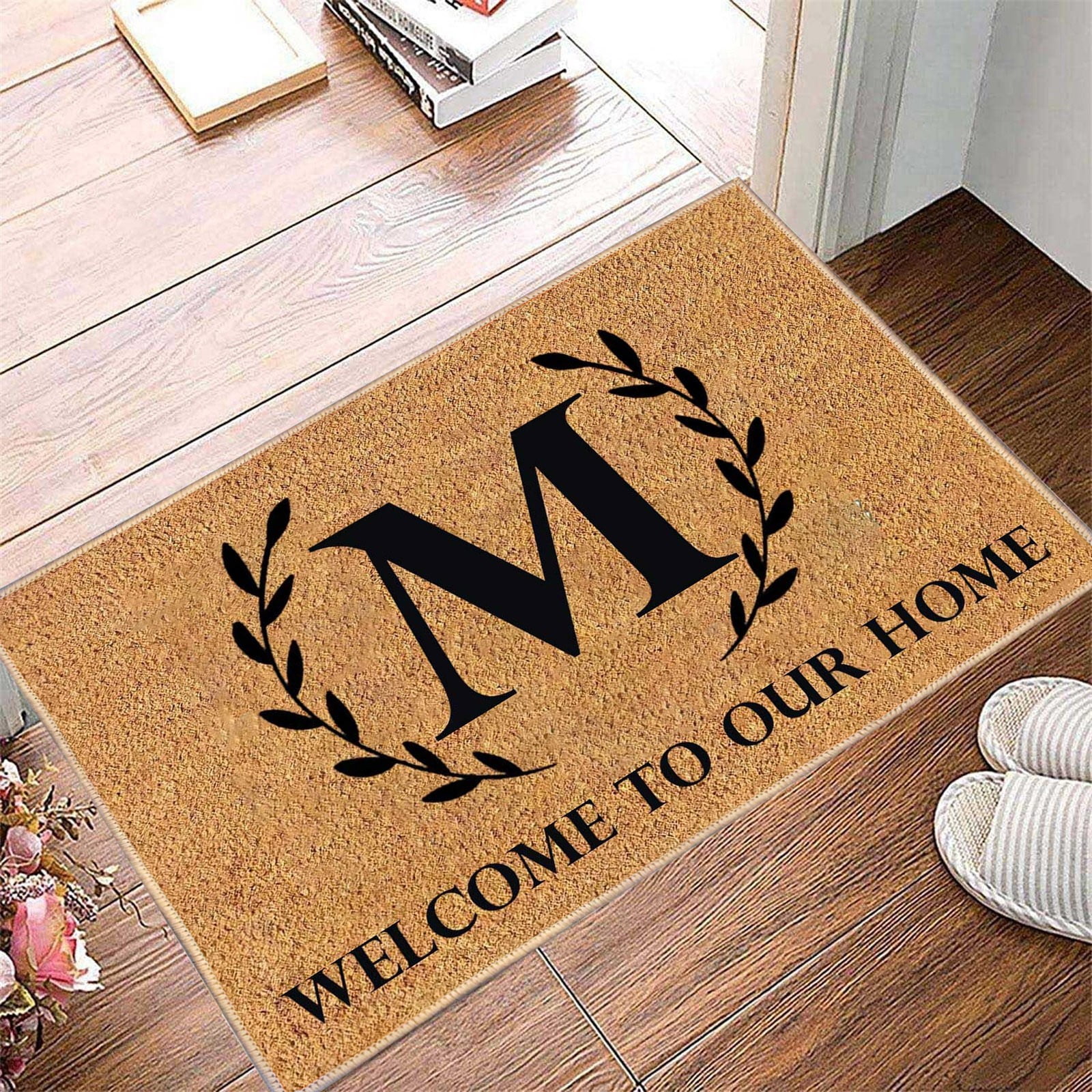Front Door Mat Outdoor Summer Door Mat Funny Welcome Mat Monogrammed ...