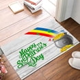 Front Door Mat Welcome Doormat- Happy St. Patrick''s Day Rainbow Carry ...