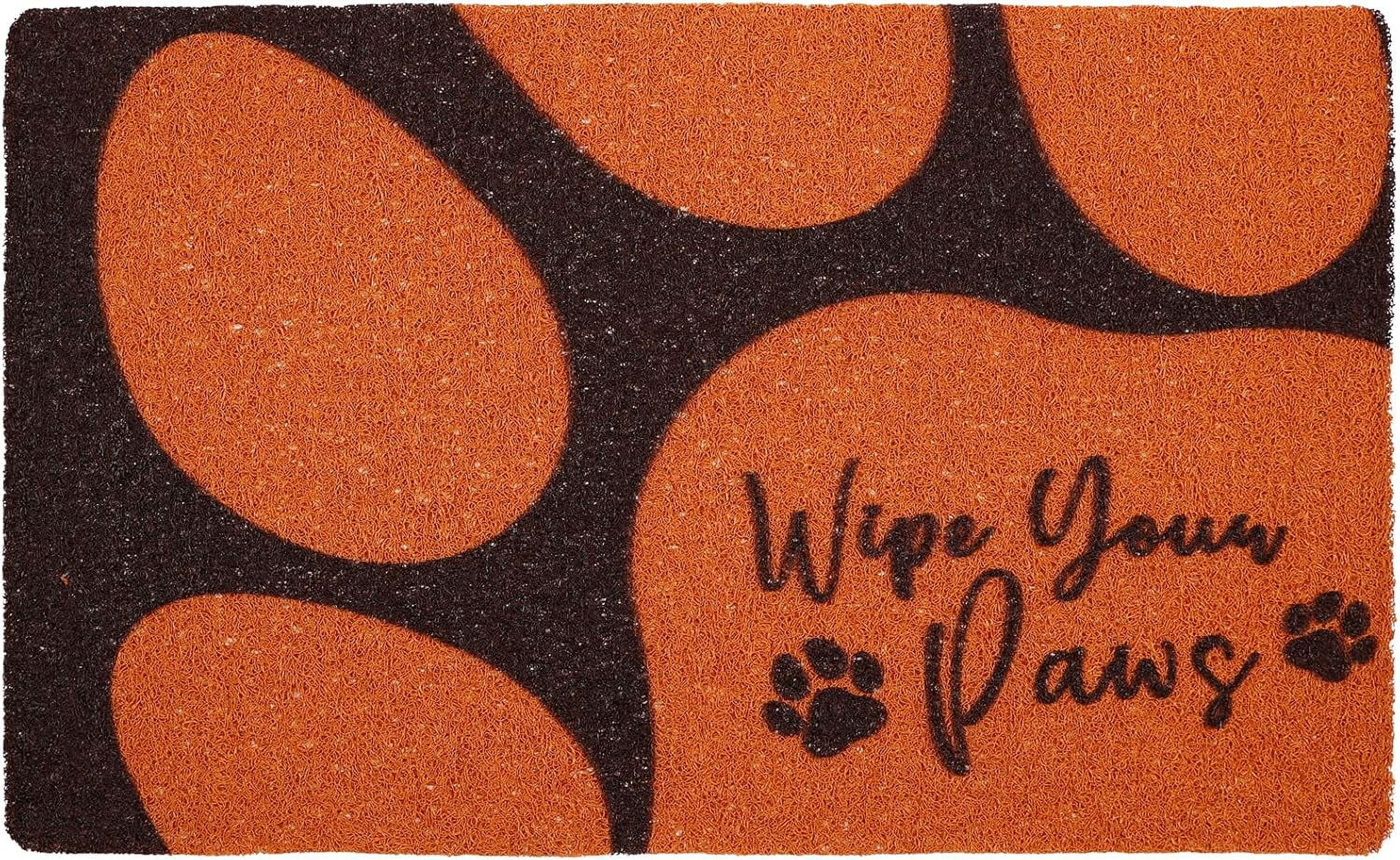 Front Door Mats Entrance Wipe Your Paws Doormat, Dog Entry Mat for ...