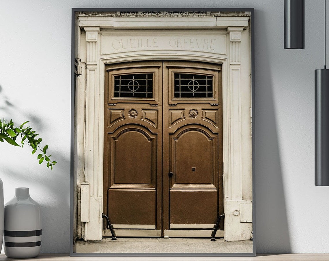 Front Door In Paris Poster, Poster, Poster Print, Wall Decor, Front ...