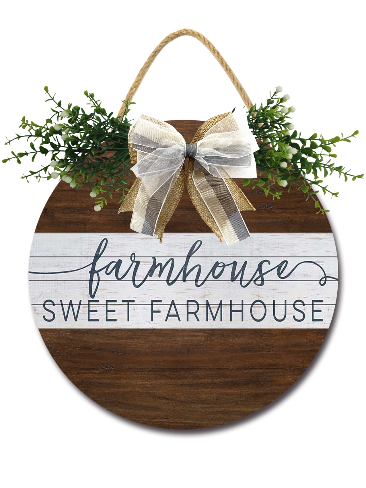 Front Door Porch Decorations Farmhouse Sweet Farmhouse Door Hanging ...