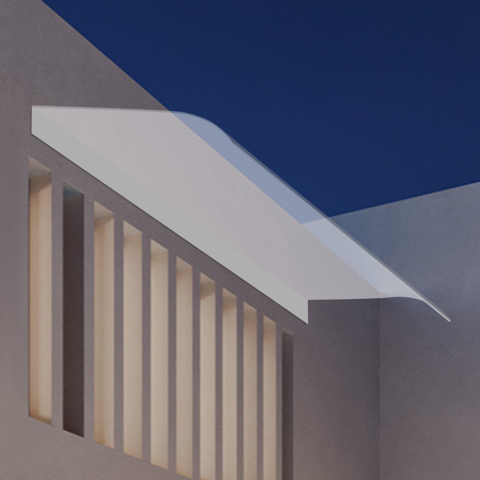 Front Door Window Awning Patio Canopy Rain Cover UV Protected Eaves US ...