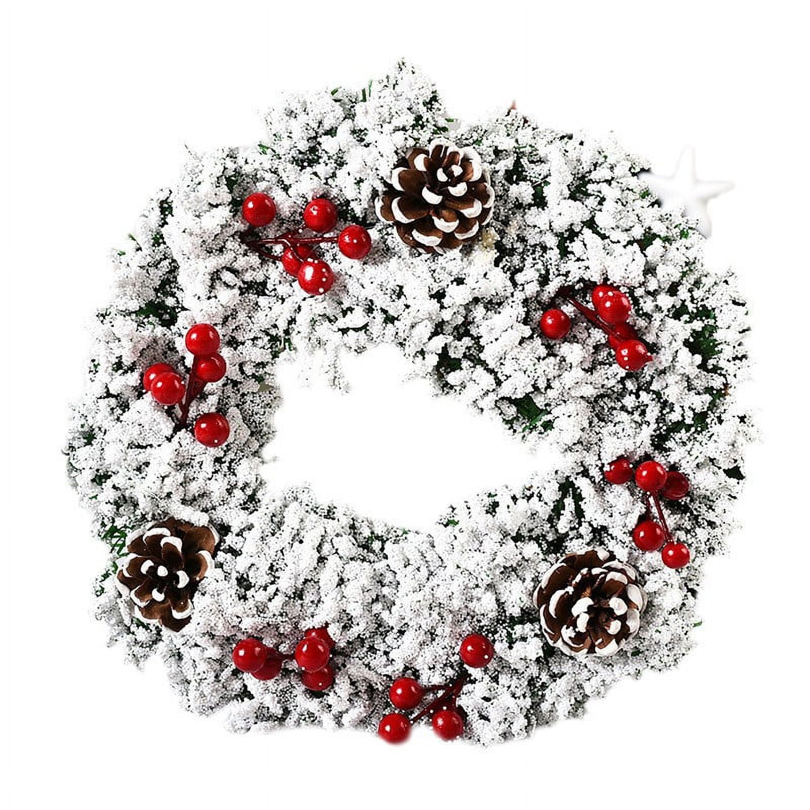 Front Door Wreath AKUMRi Christmas Wreath Pendant Simulation Red Fruit ... Front Door Wreath AKUMRi Christmas Wreath Pendant Simulation Red Fruit ...