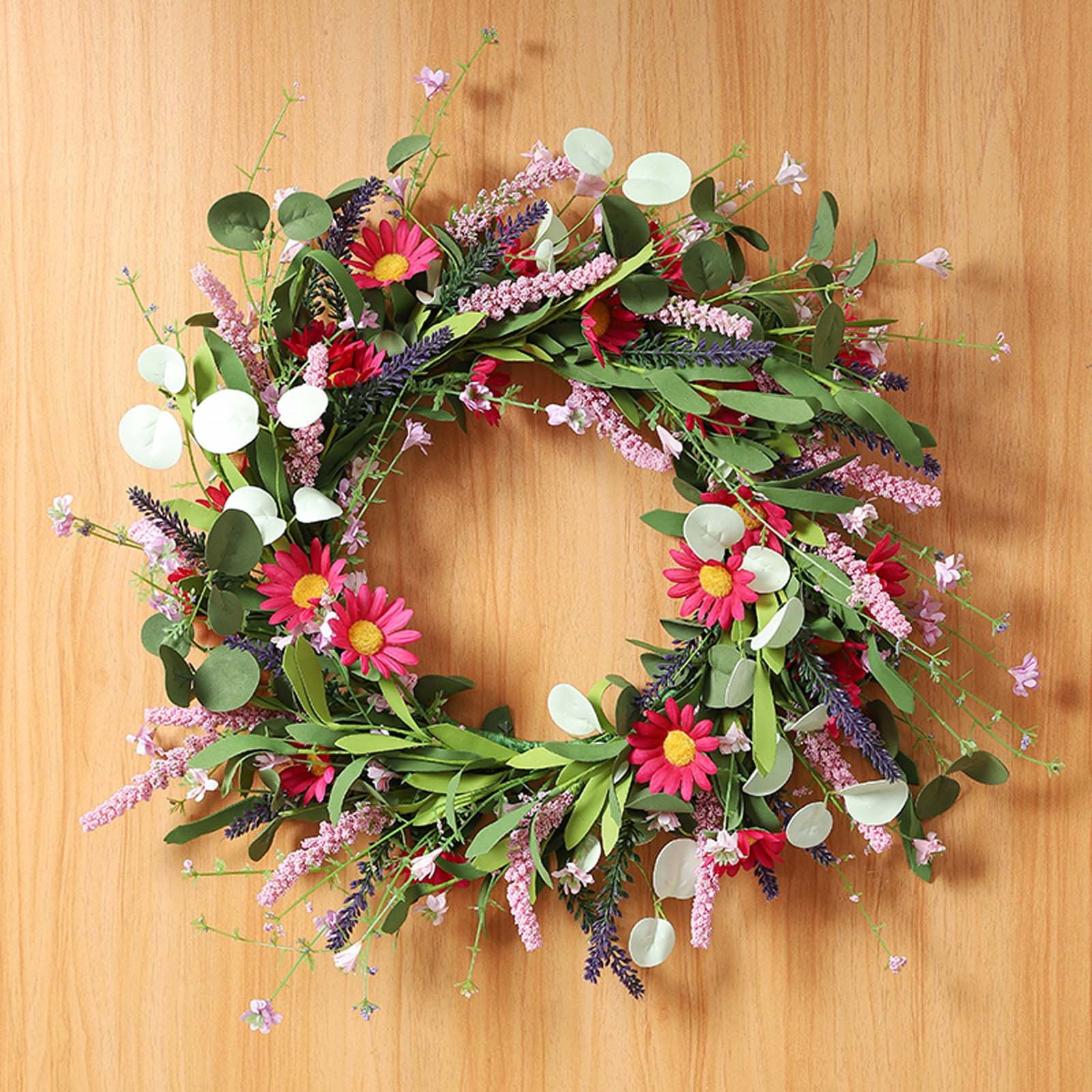 Front Door Wreath - Realistic Spring Tulips, All-season Outdoor Decor ...