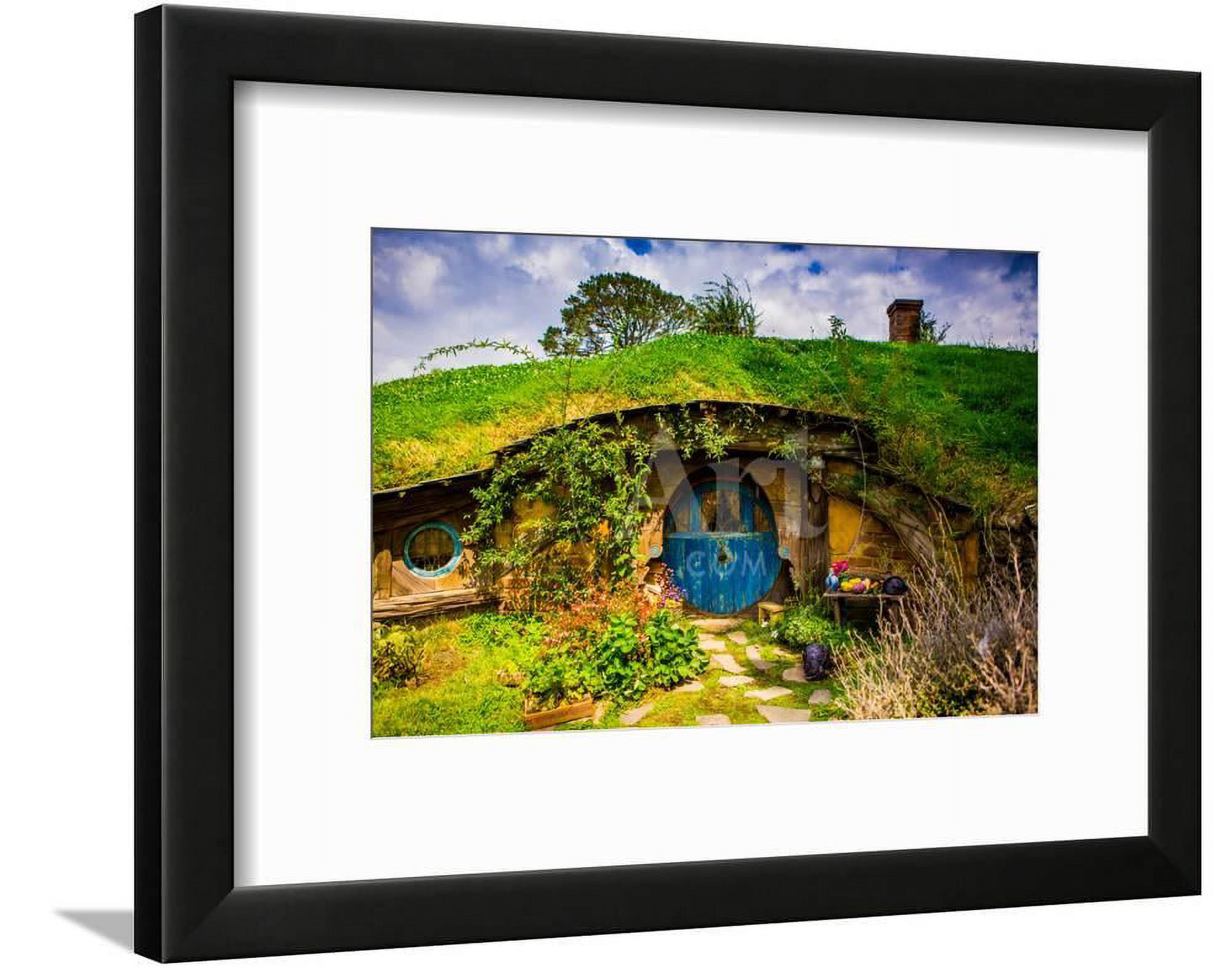 Front Door of a Hobbit House, Hobbiton, North Island, New Zealand ...
