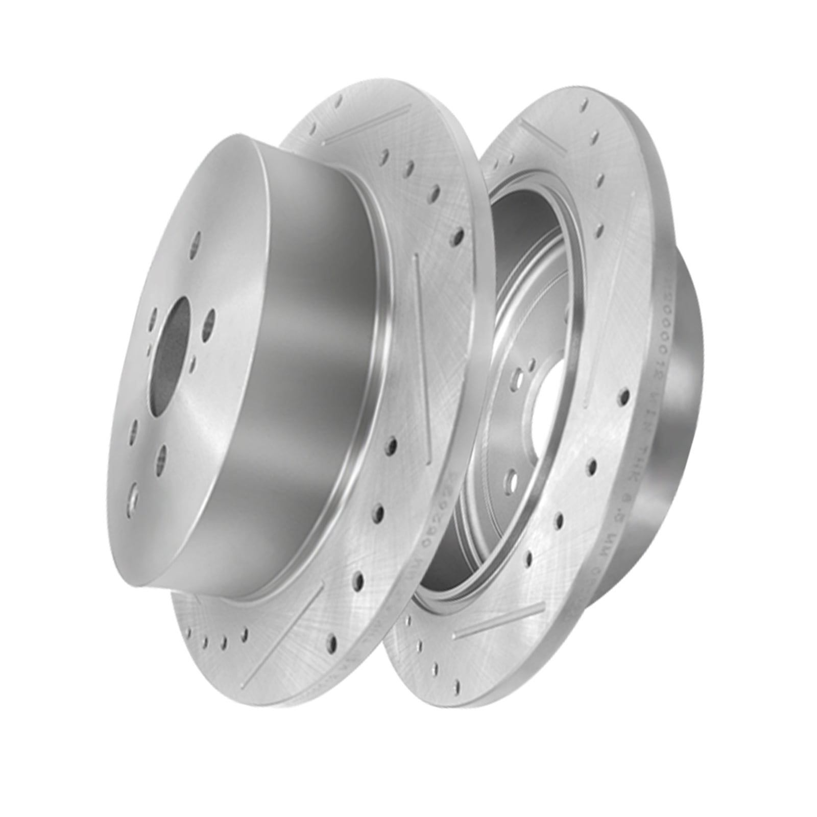 Front Drilled Slotted Disc Brake Rotors Replacement For 2010-2015 Lexus ...