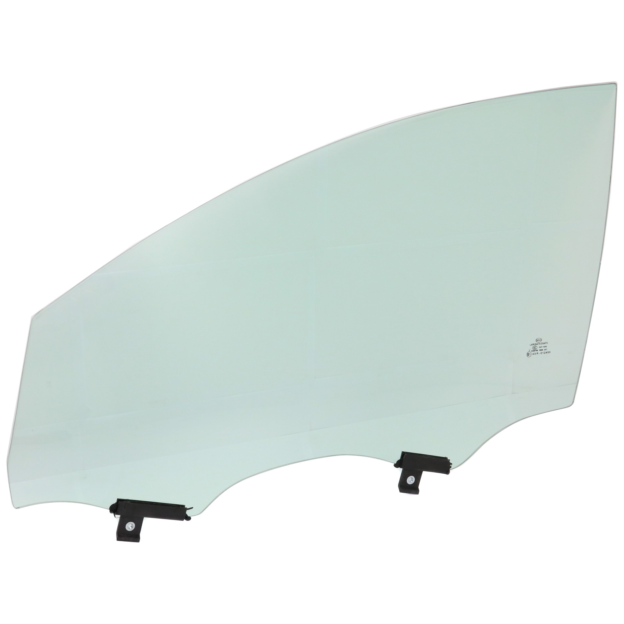 Front Driver Side Door Glass Green Tint Laminated Replaces NAGS No ...