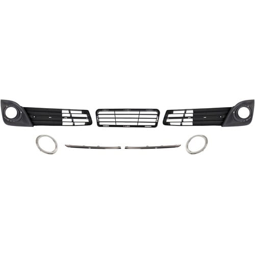 Front Driver and Passenger Side Fog Light Trim Kit For 2012-2014 Toyota ...