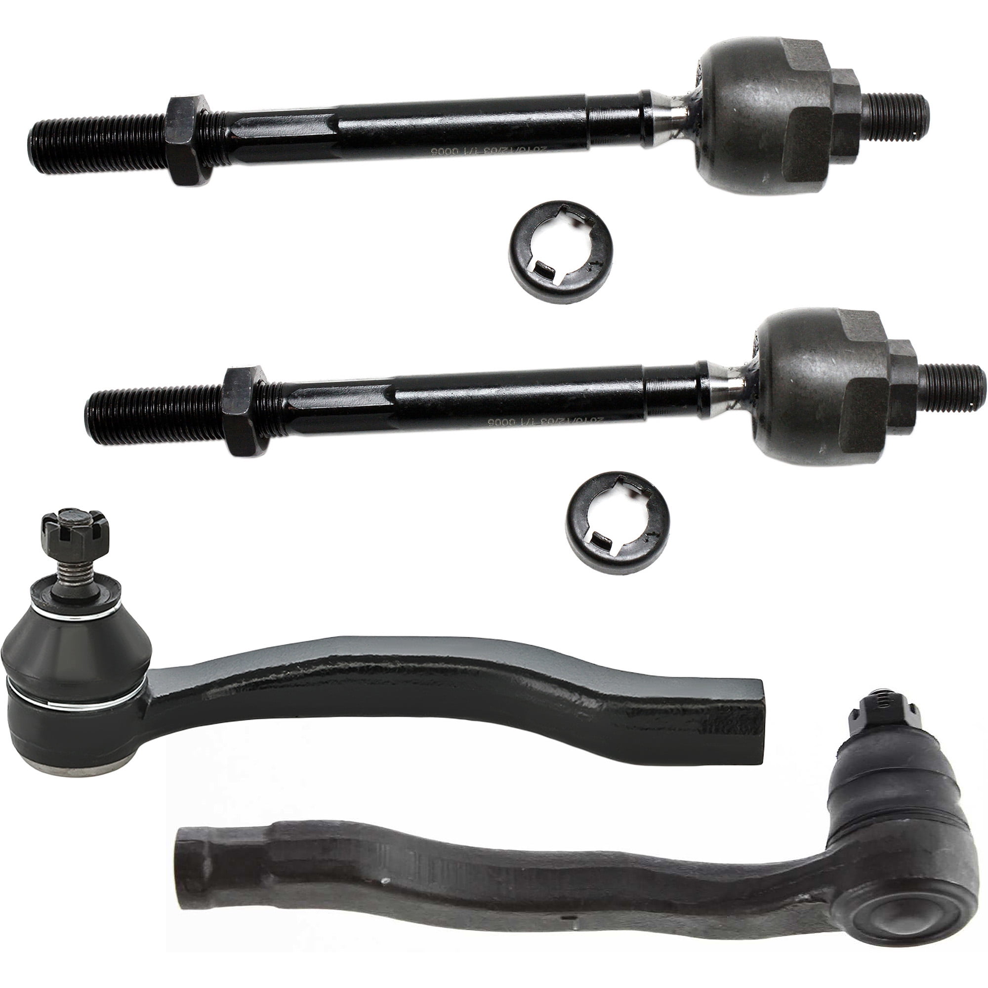 Front Driver and Passenger Side Inner and Outer Tie Rod Ends for 1997 ...