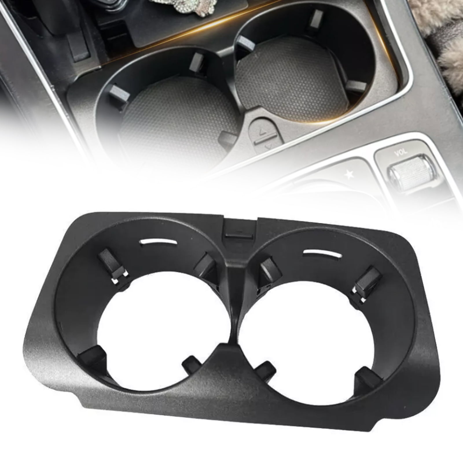 Front Dual Cup Holder Black 2056800691 For Mercedes-Benz W205 W213 W253 ...