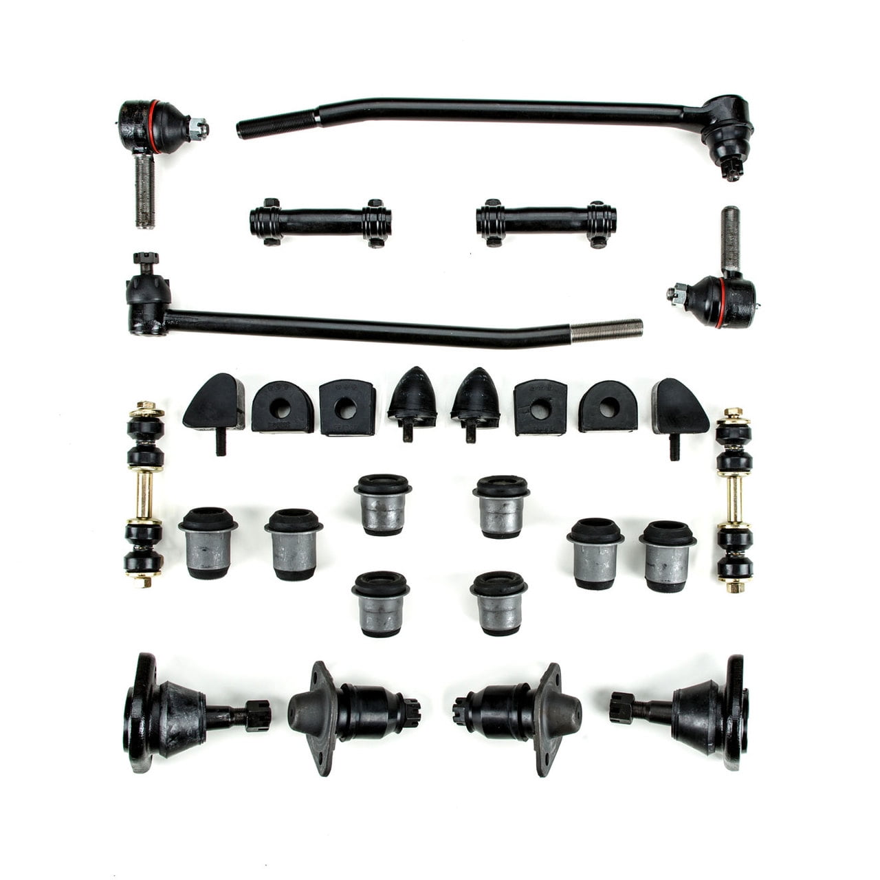 Front End Suspension Rebuild Kit with Inner Tie Rods Fits 1957 1958 ...