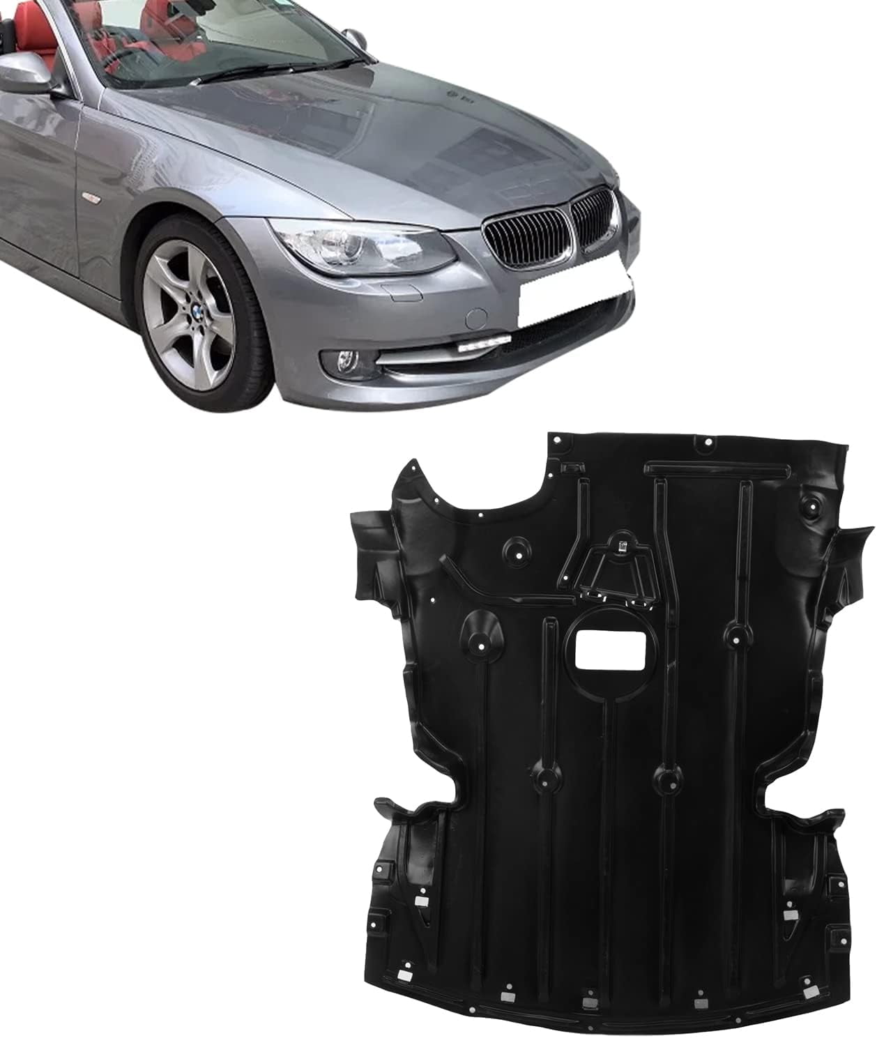 Front Engine Splash Shield Under Cover Lower Undercar Shield Rear ...