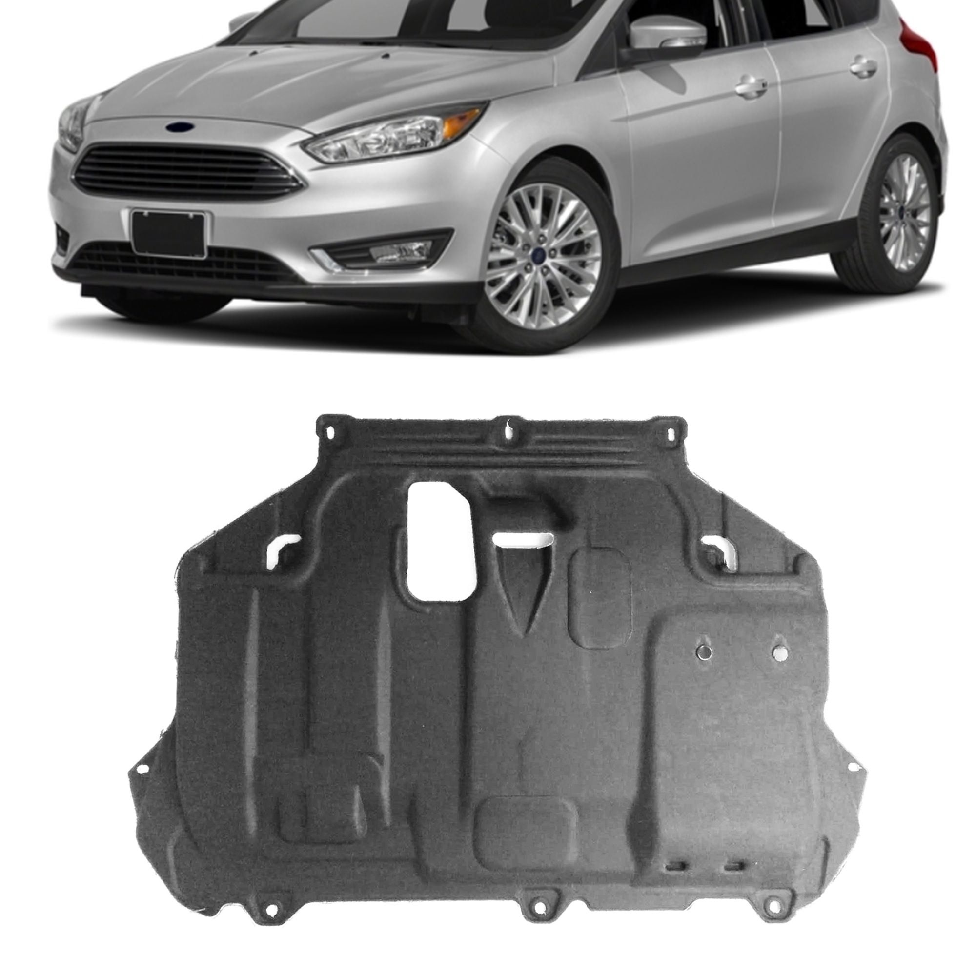 Front Engine Splash Shield For 2013 2014 2015 2016 2017 Ford C-Max For ...