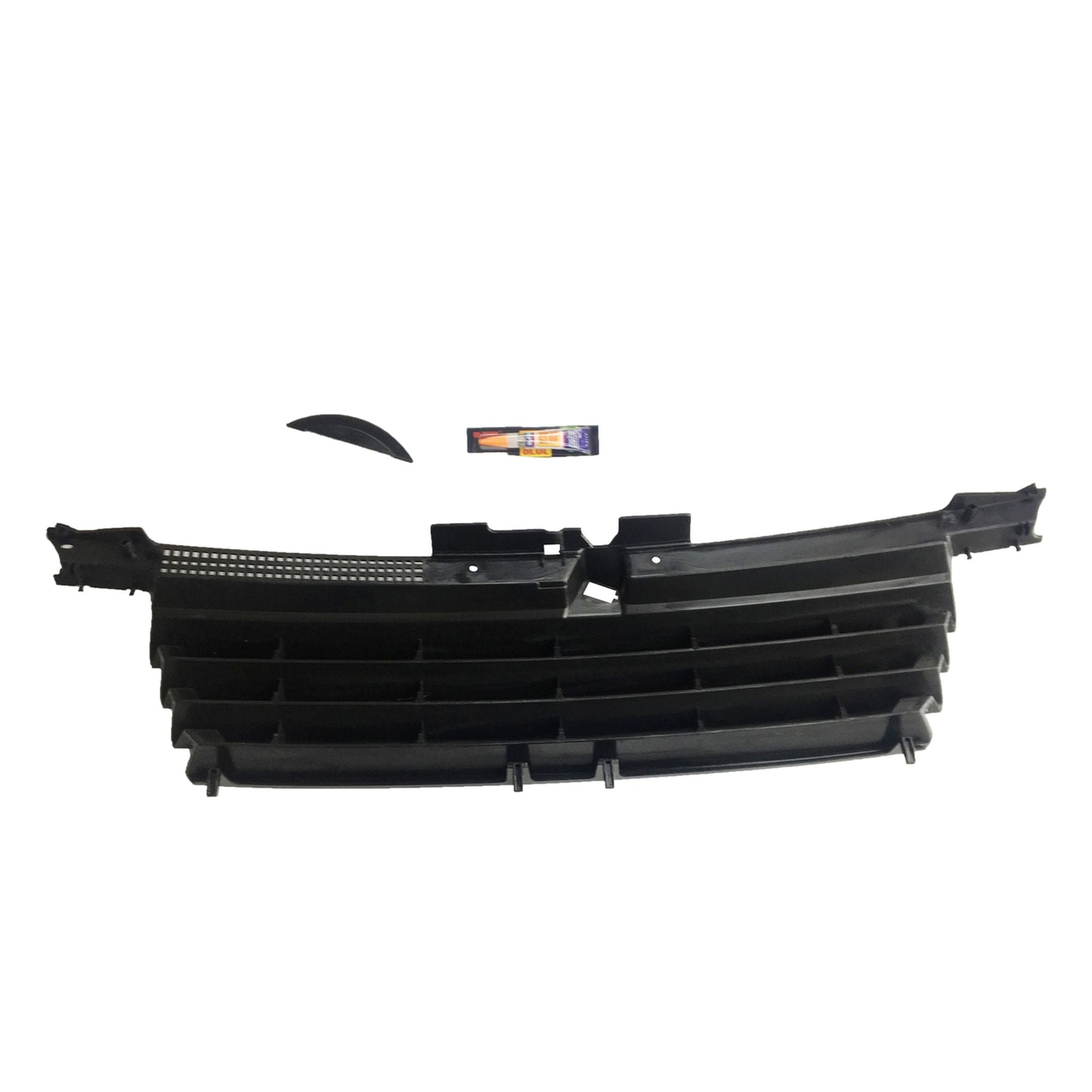 Front Euro Black Badge Less Grill W/Hood Notch Filler For 1999-2005 ...