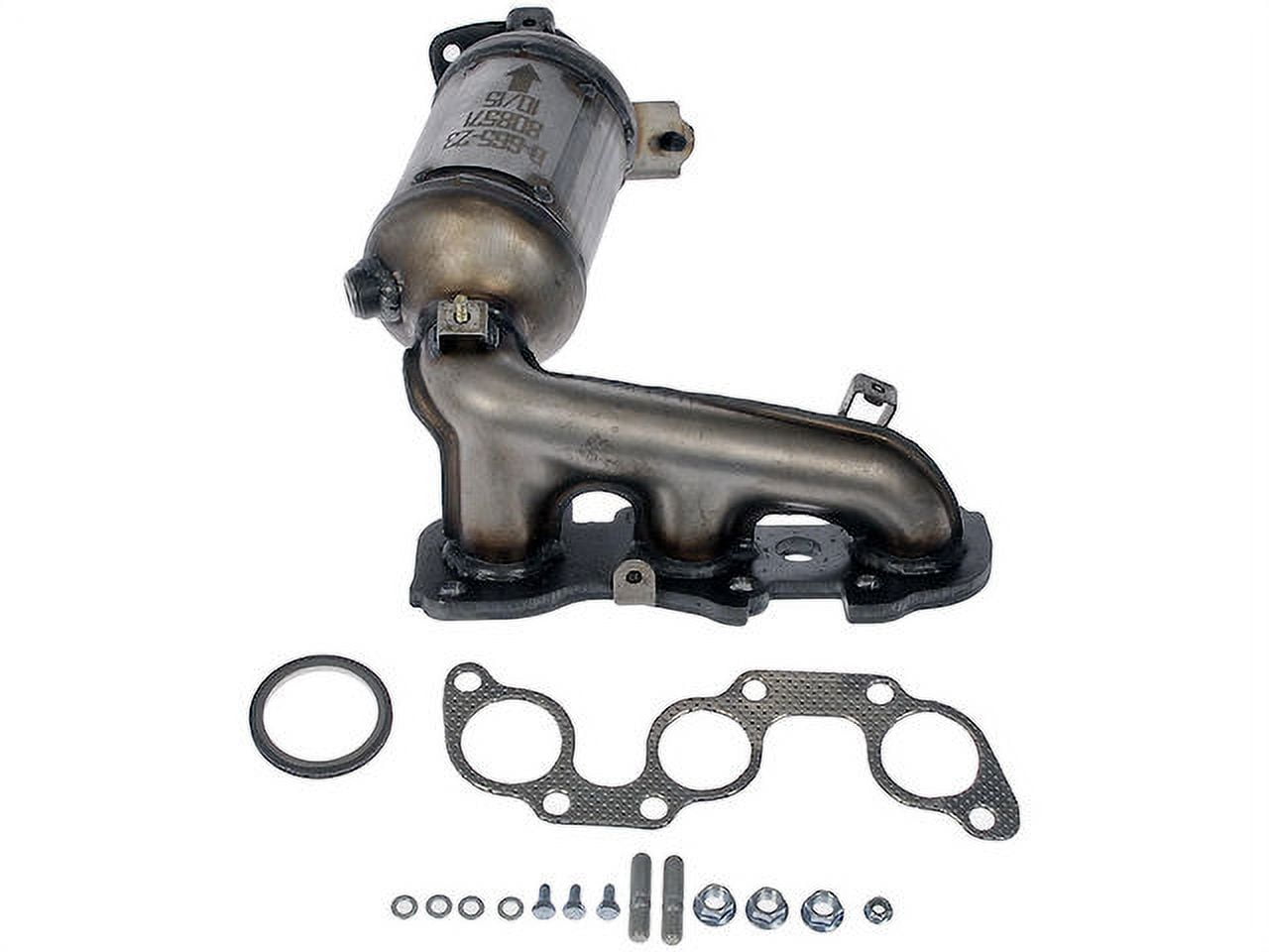 Front Exhaust Manifold with Integrated Catalytic Converter - Compatible ...