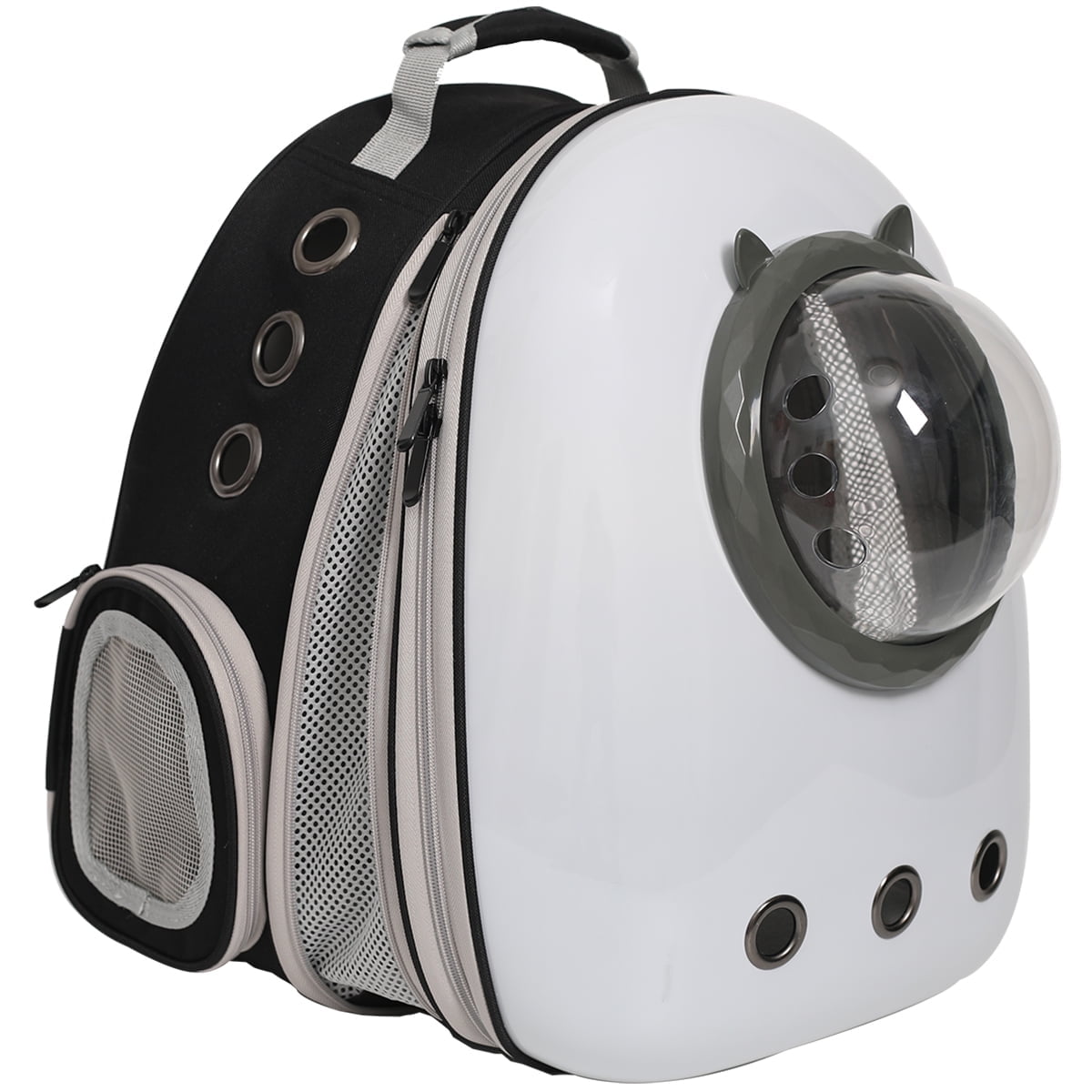 Front Expandable Cat Carrier Backpack, Large Cats Fit Up to 20 lbs ...