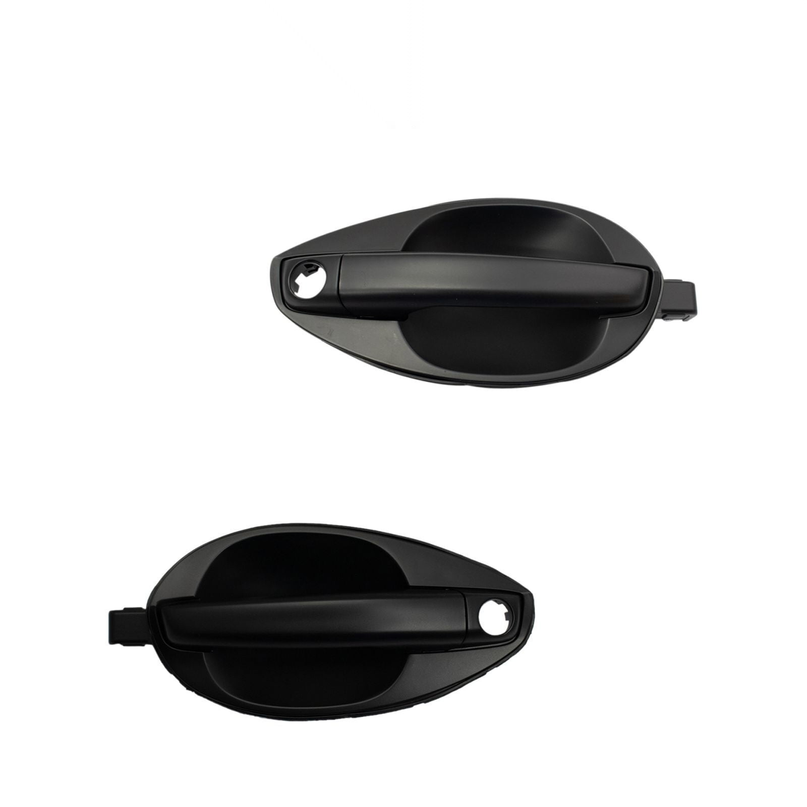 Front Exterior Black Door Handle Pair for 2003-2008 for Hyundai for ...