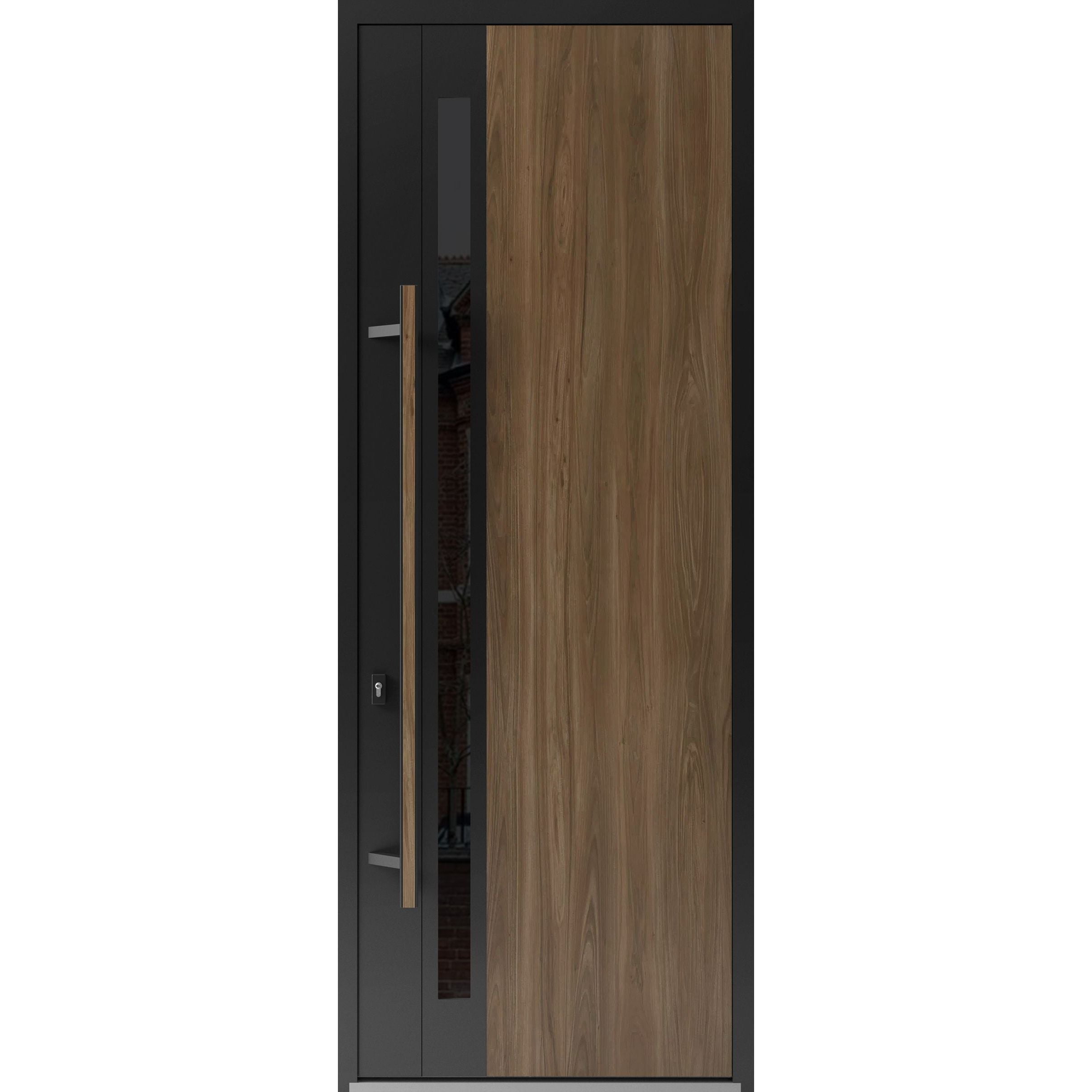 Front Exterior Prehung Steel Door / Dekton 0163 Venezia Noce / Entry ...