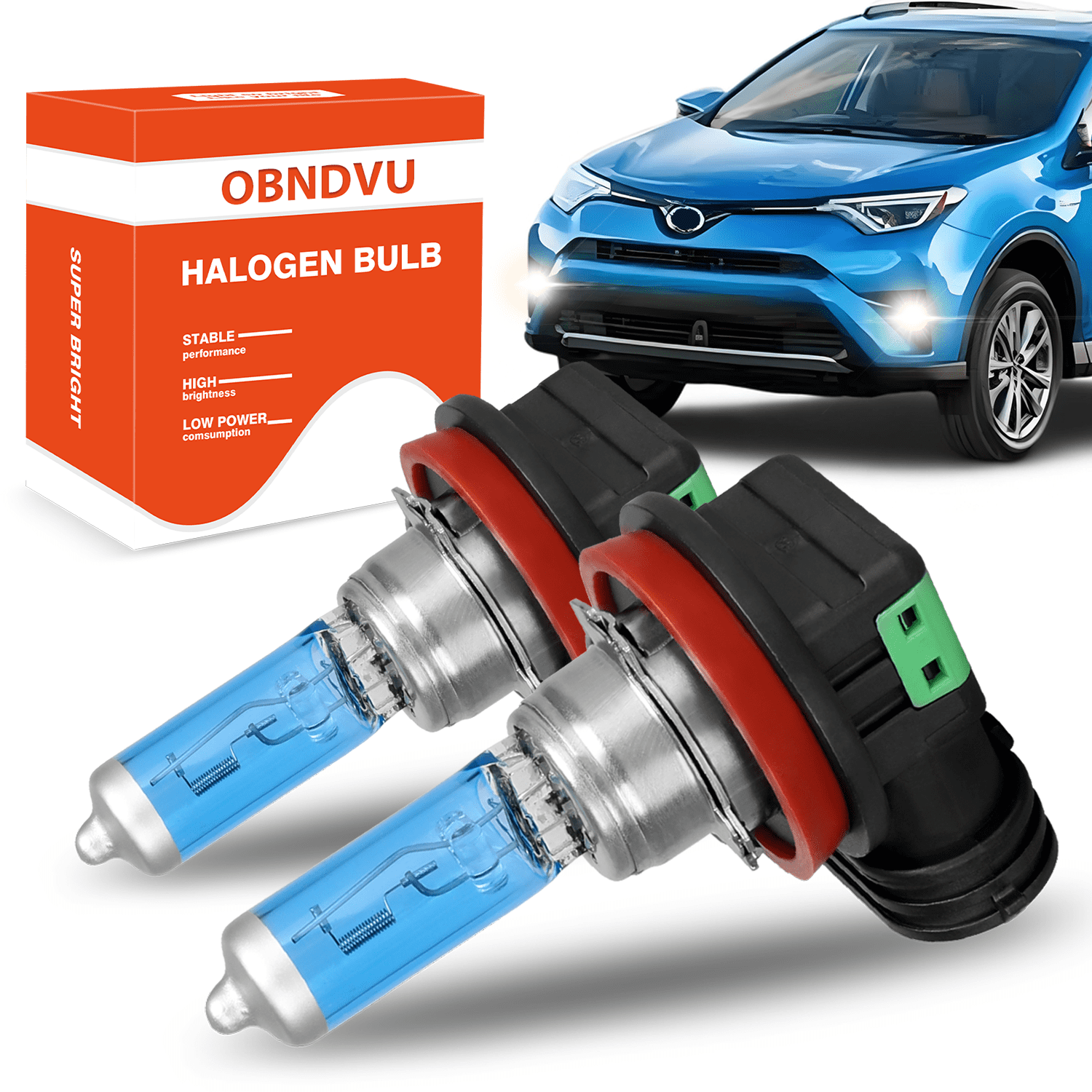 Front Fog Light Bulb - Compatible with 2006-2019 Toyota RAV4 2007 2008 ...