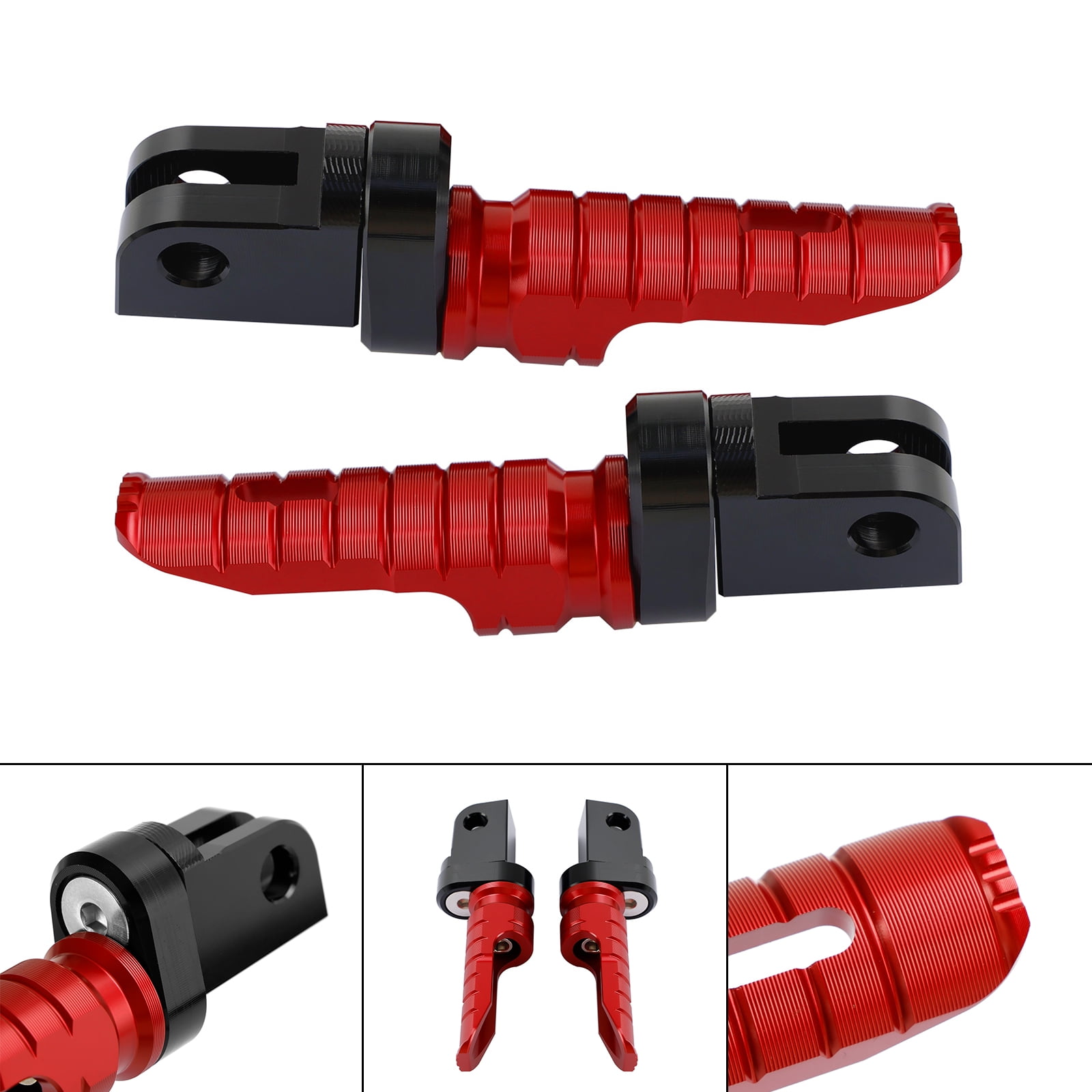 Front Footrests Foot Peg Red for Interceptor 650, Hunter 350, 2018-2023 ...