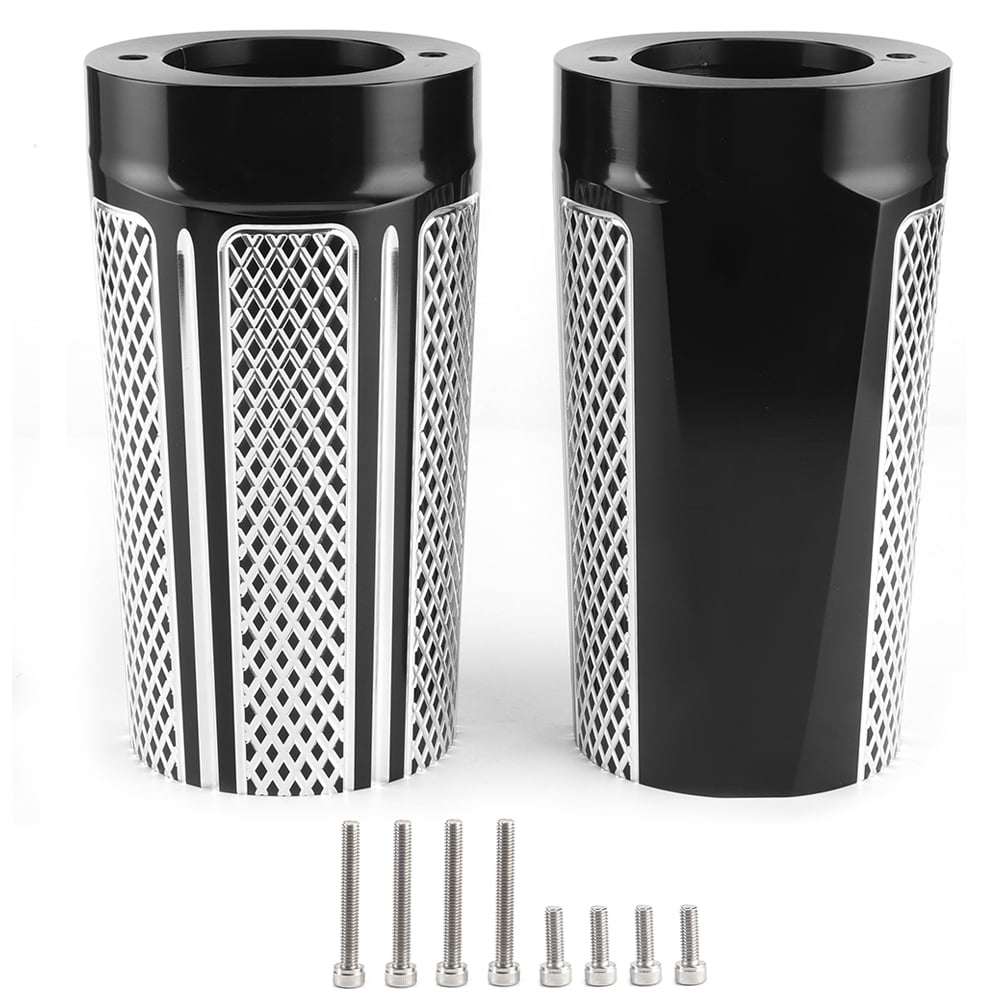 Front Fork Boot Slider Covers - Mesh Style Pair for FLHTI, FLHX, FLTRX ...