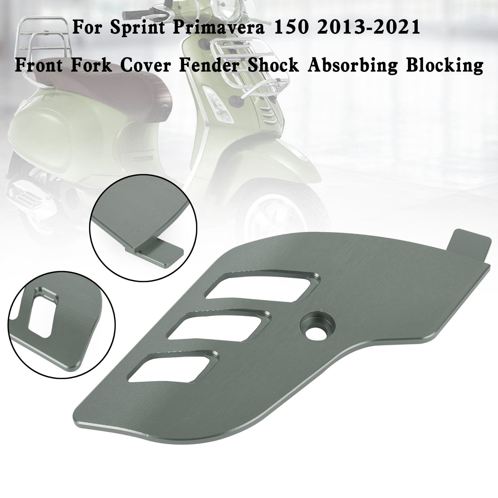 Front Fork Cover Fender Shock Absorbing Blocking For Vespa Sprint ...