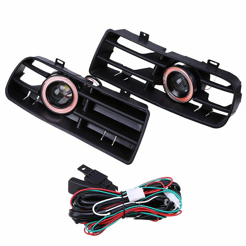 Front GRILLE FOG Driving Light Lamp FOR VW JETTA BORA MK4 99-04 LED DRL ...