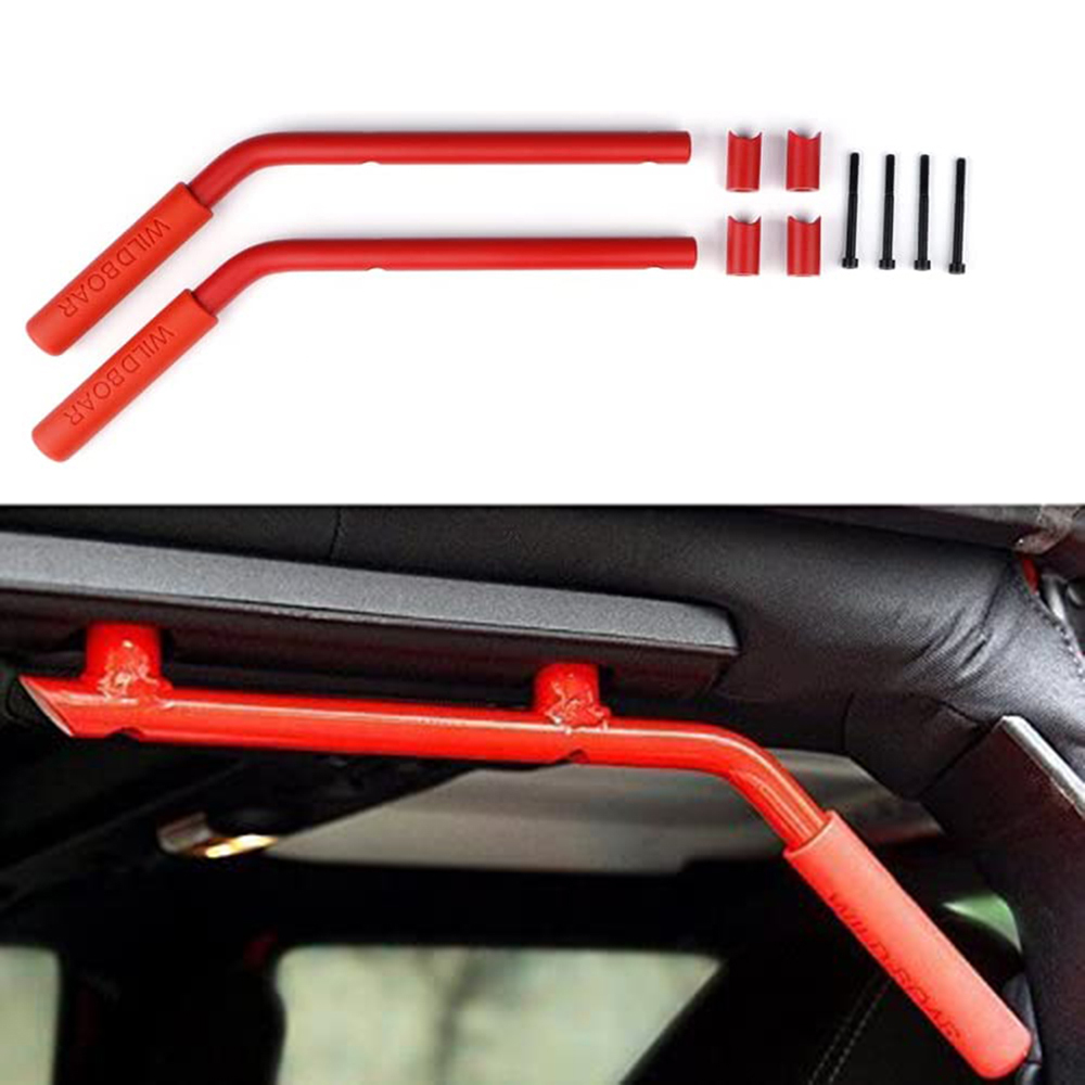 Front Grab Bar Grab Handles Black Textured Car Front Grab Handles Grab ...