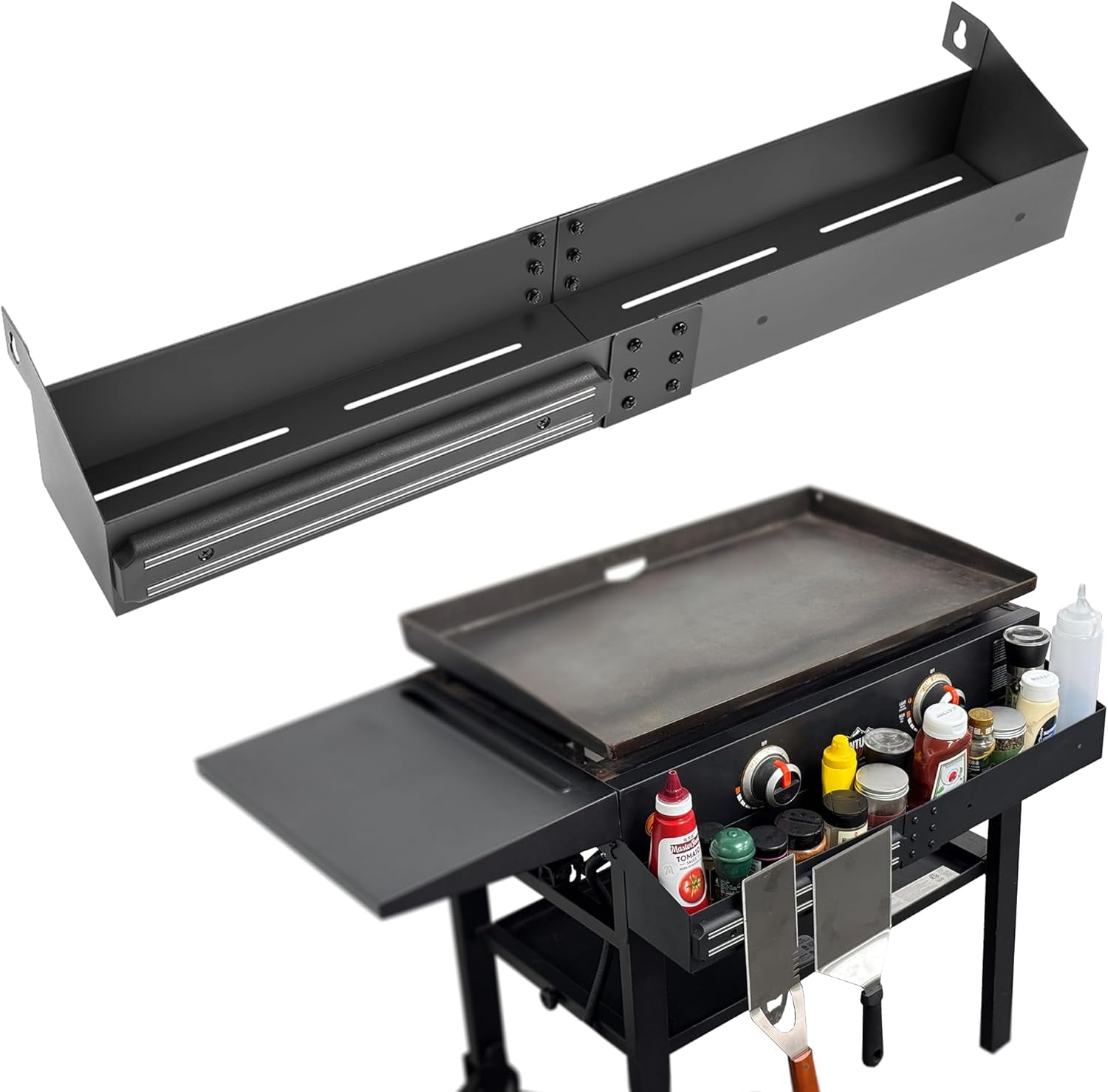 Front Grill Caddy for 28/28XL Inch Griddle with Magnetic Tool Holder ...