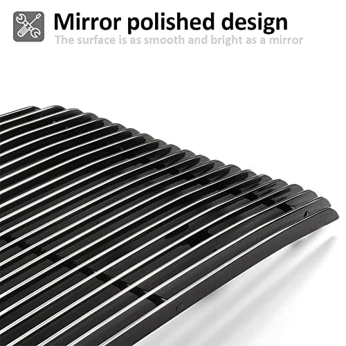 Front Grill Fits 2000-2004 Ford Excursion with Logo Show Polished Main ...