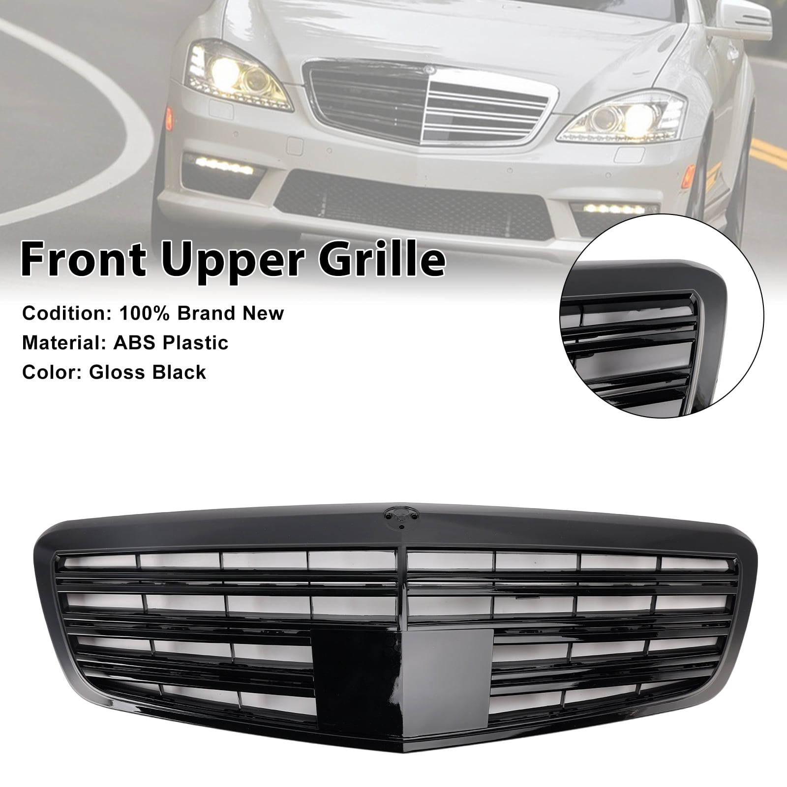 Front Grill Grille Fit for Mercedes Benz S-Class W221 S550 S600 S63 S65 ...