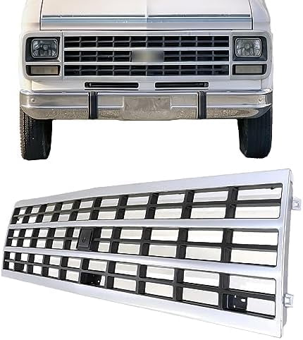 Front Grill Grille Silver gray Compatible With 1992-1995 CHEVROLET ...