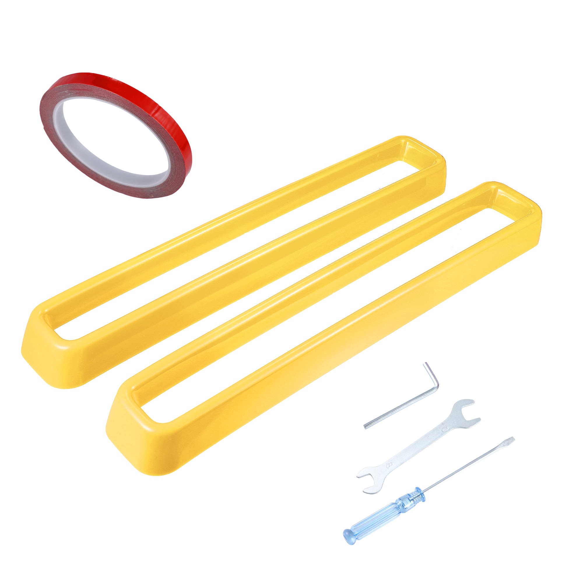 Front Grill Mesh Grille Inserts Trim Accessories with Tool Set Yellow ...