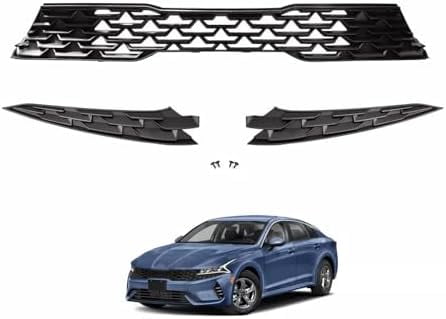 Front Grille & Cover with Camera Hole Compatible with 2021-2023 Kia K5 ...