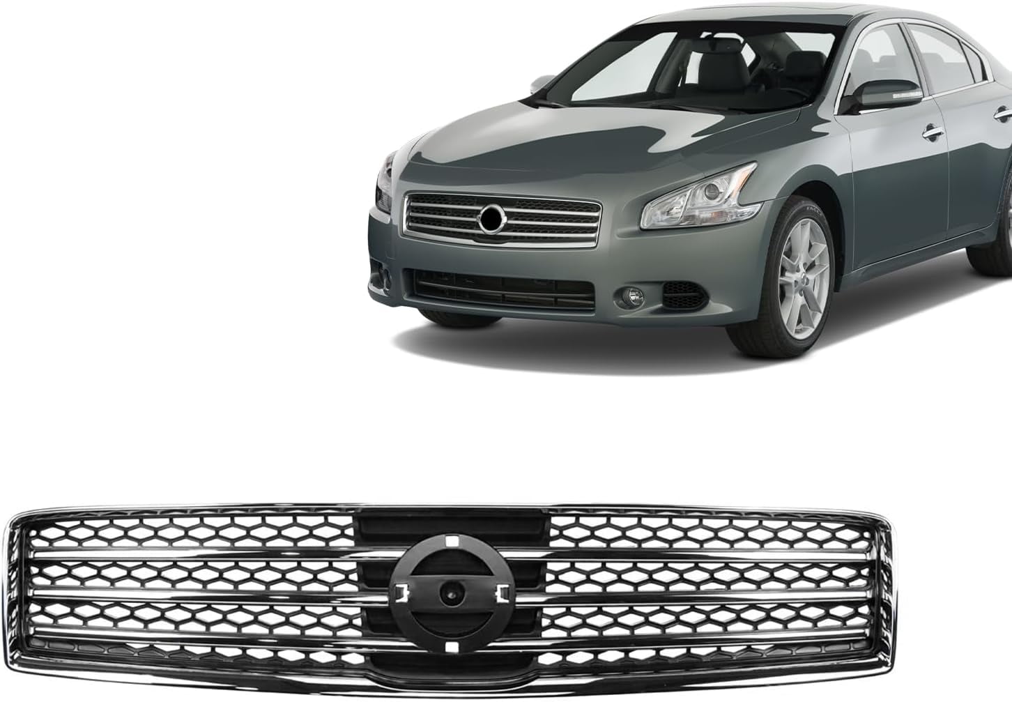 Front Grille Grill Compatible With Nissan Maxima 2009 2010 2011 2012 ...