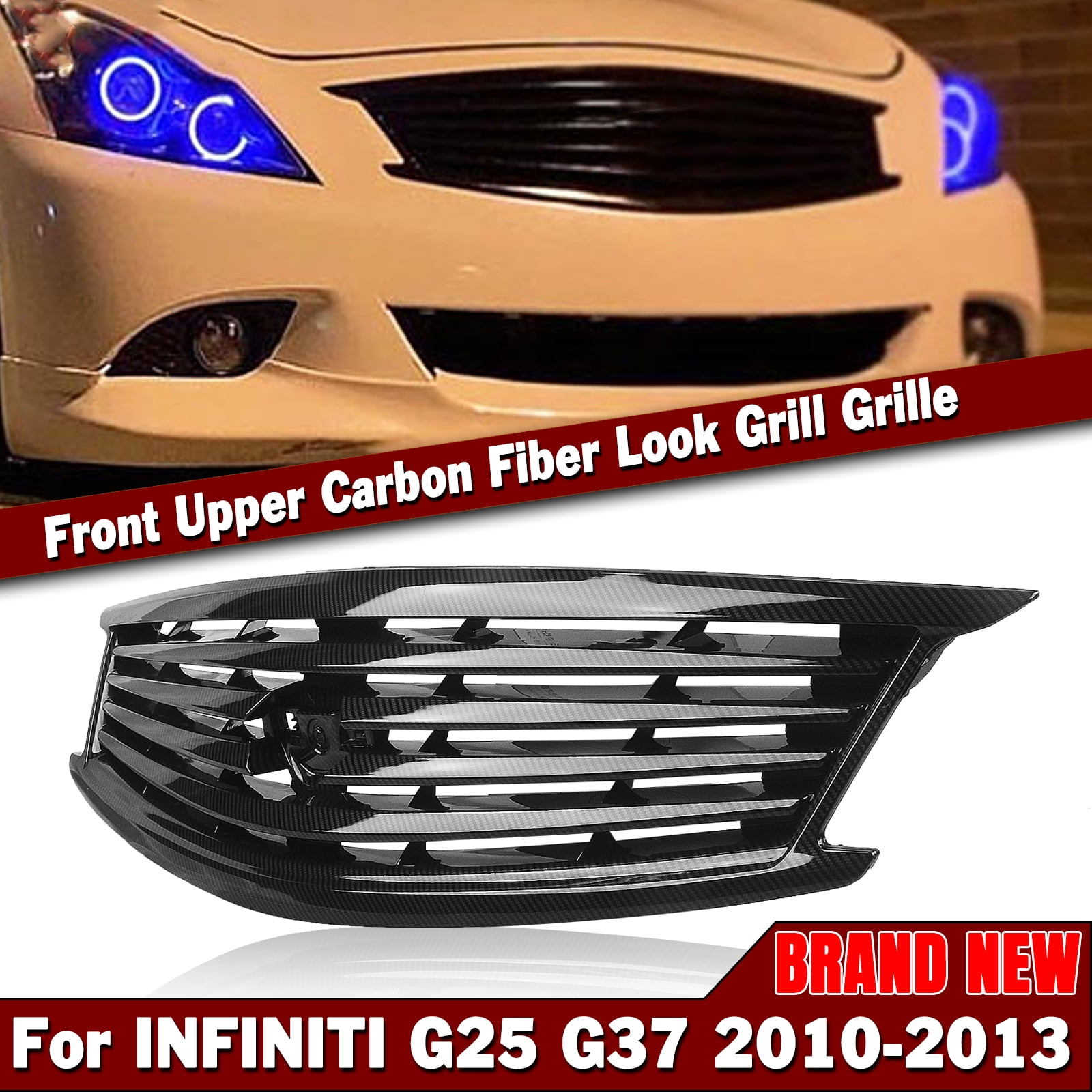 Infiniti Front Bumper Grille for G37 G25 2010-2013 & Q40 4 Door Sedan ...