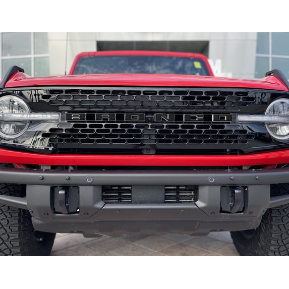 Front Grille Letter Overlays Fits 2021-2026 Ford Bronco - Walmart.com