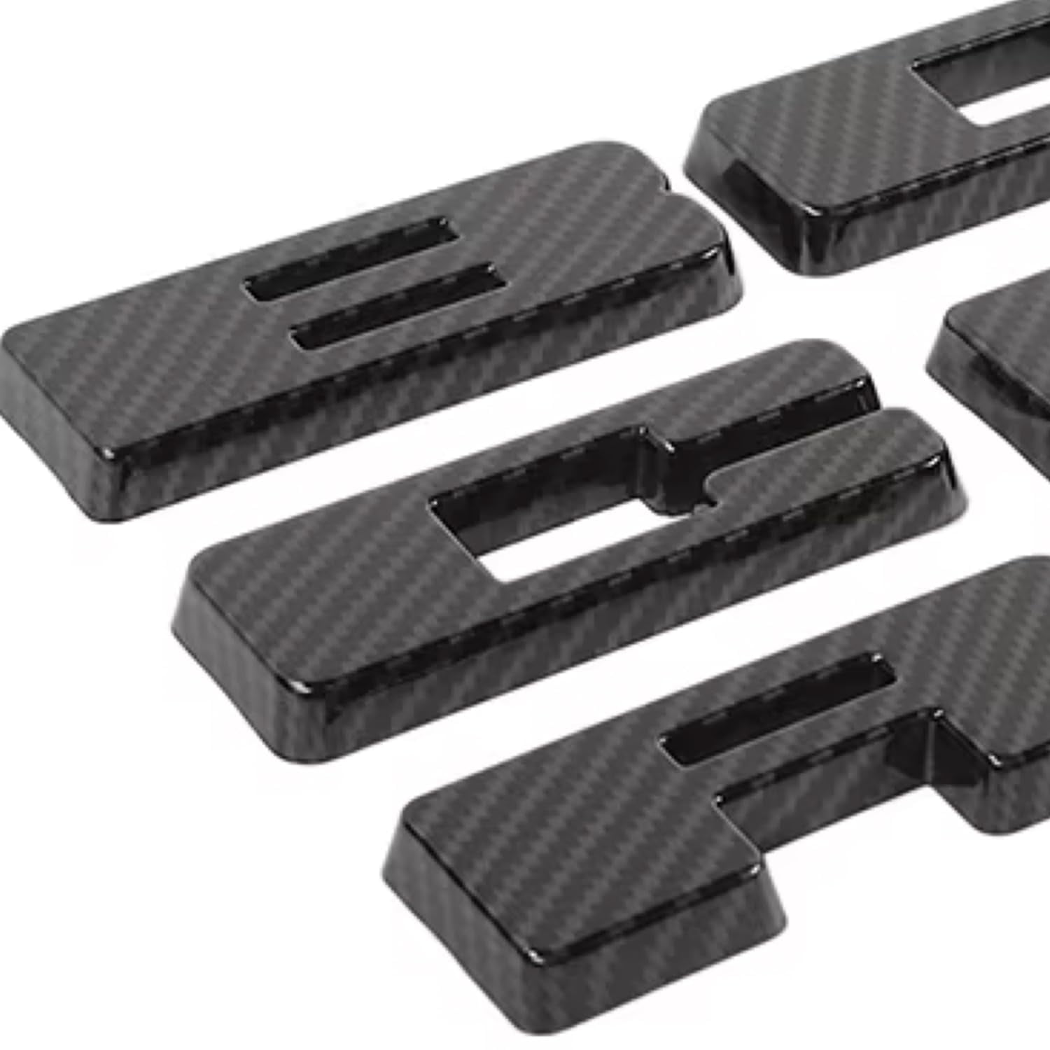 Front Grille Letters Emblem STF9 Overlay ABS Car Front Bumper Grille ...