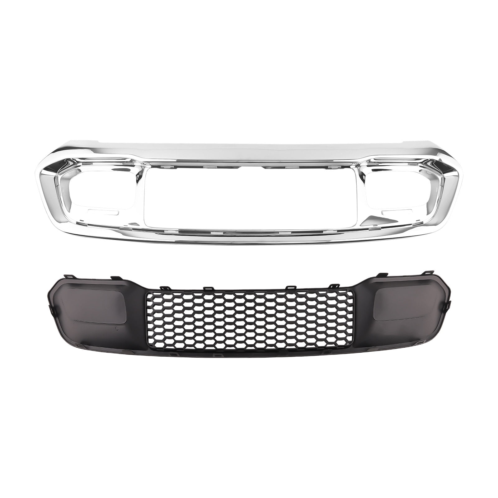 Front Grille Trim Molding Cover Kit for Jeep Grand Cherokee 2017-2022 ...