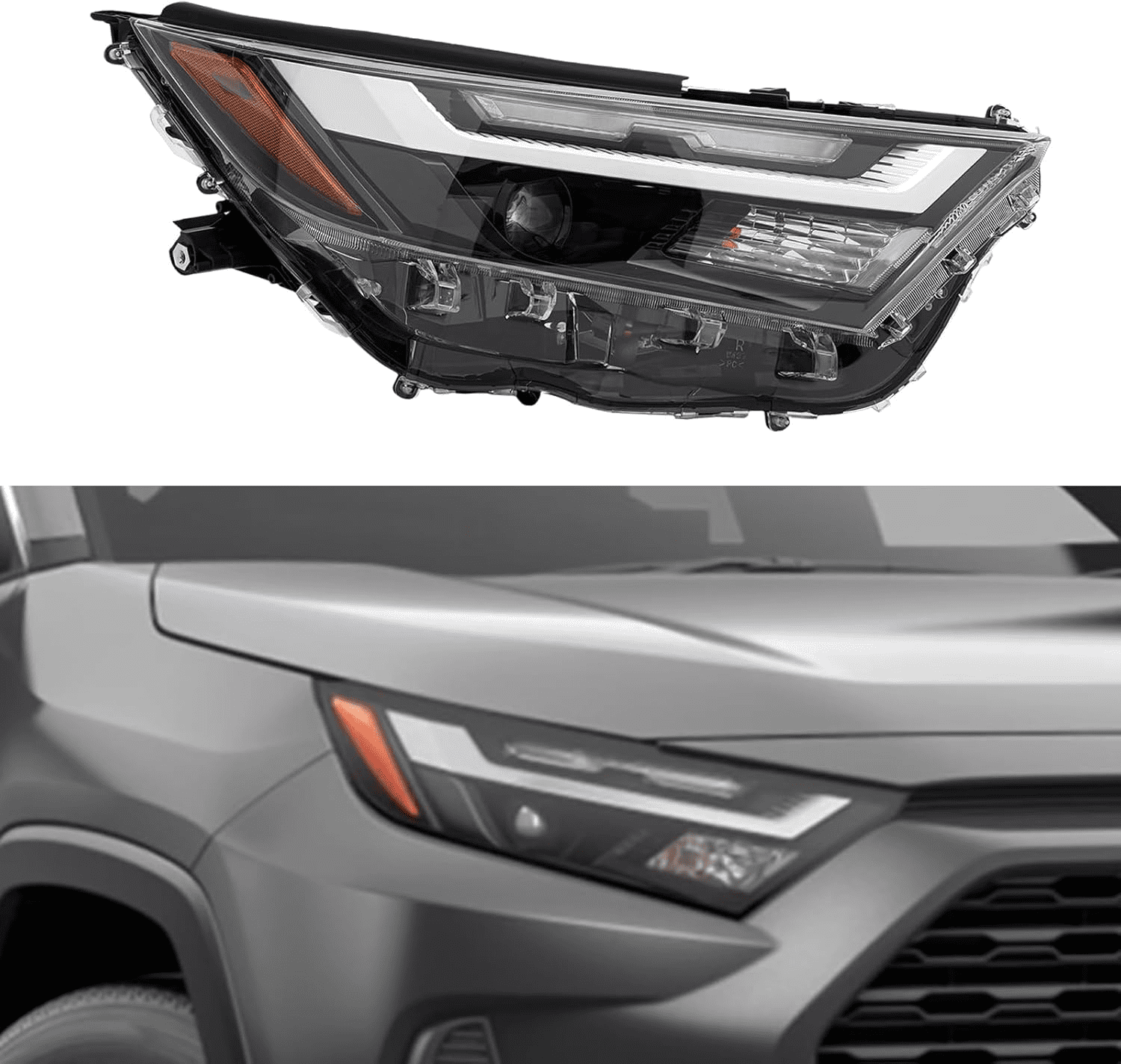 Front Halogen Headlights Assembly Right Passenger Side for 2022-2023 ...