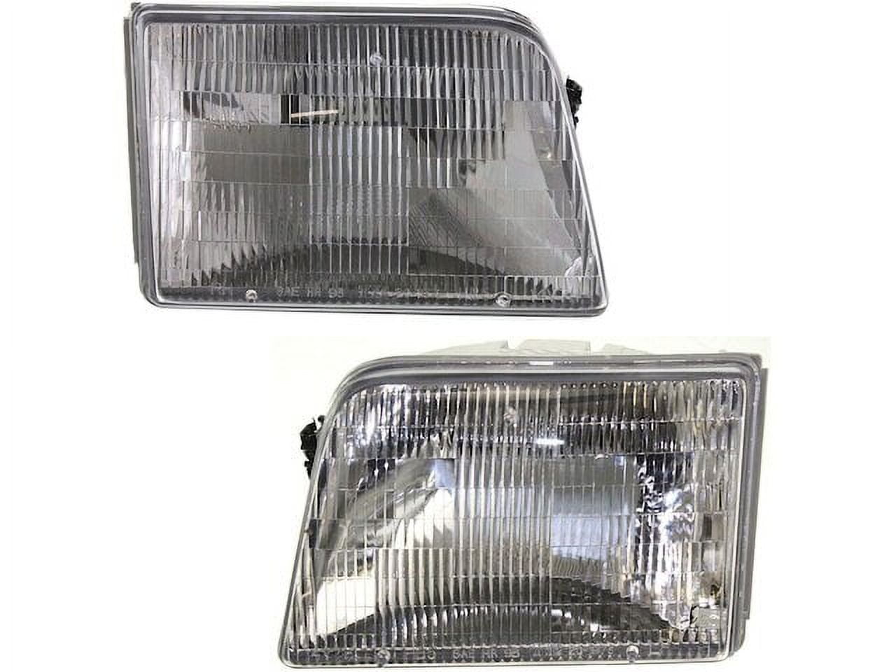 Eagle Eyes Front Headlight Set for 1993-1997 Ford Ranger, Driver and Passenger Side Assembly ...