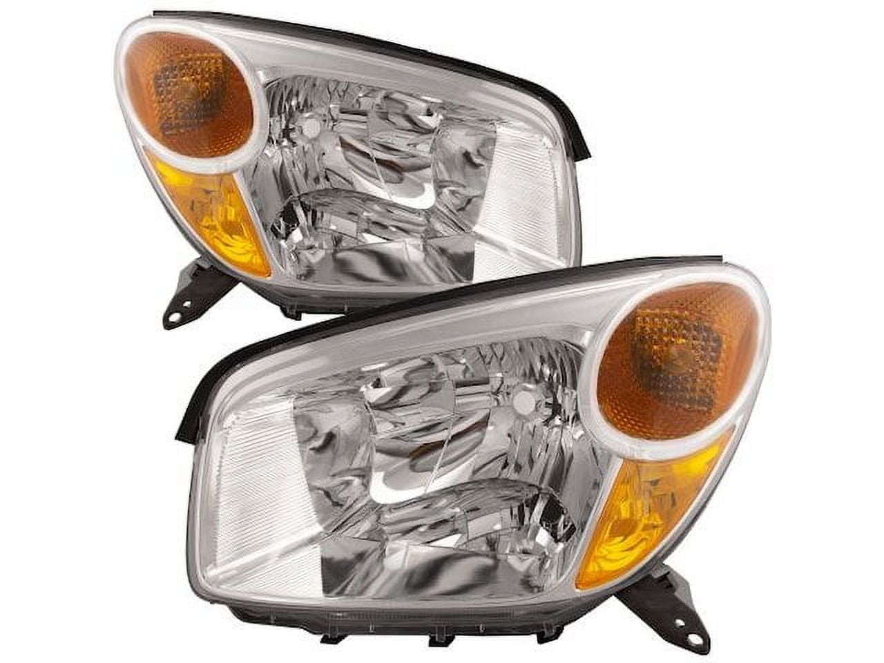 Front Headlight Set - Compatible with 2004 - 2005 Toyota RAV4 - Walmart.com